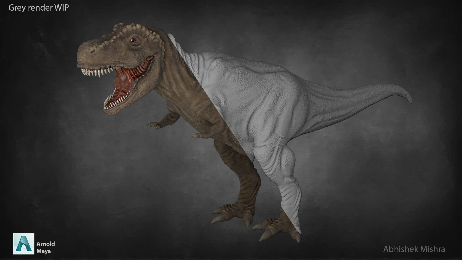 ArtStation - T-Rex - WIP Textures