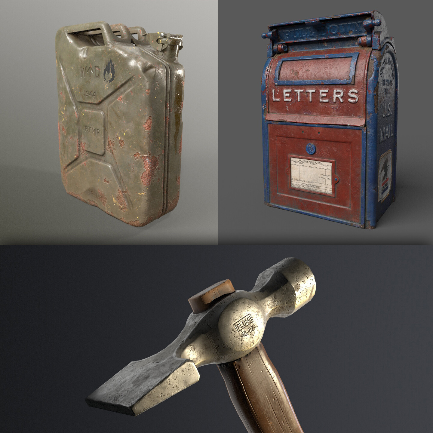 ArtStation - Items, working on textures