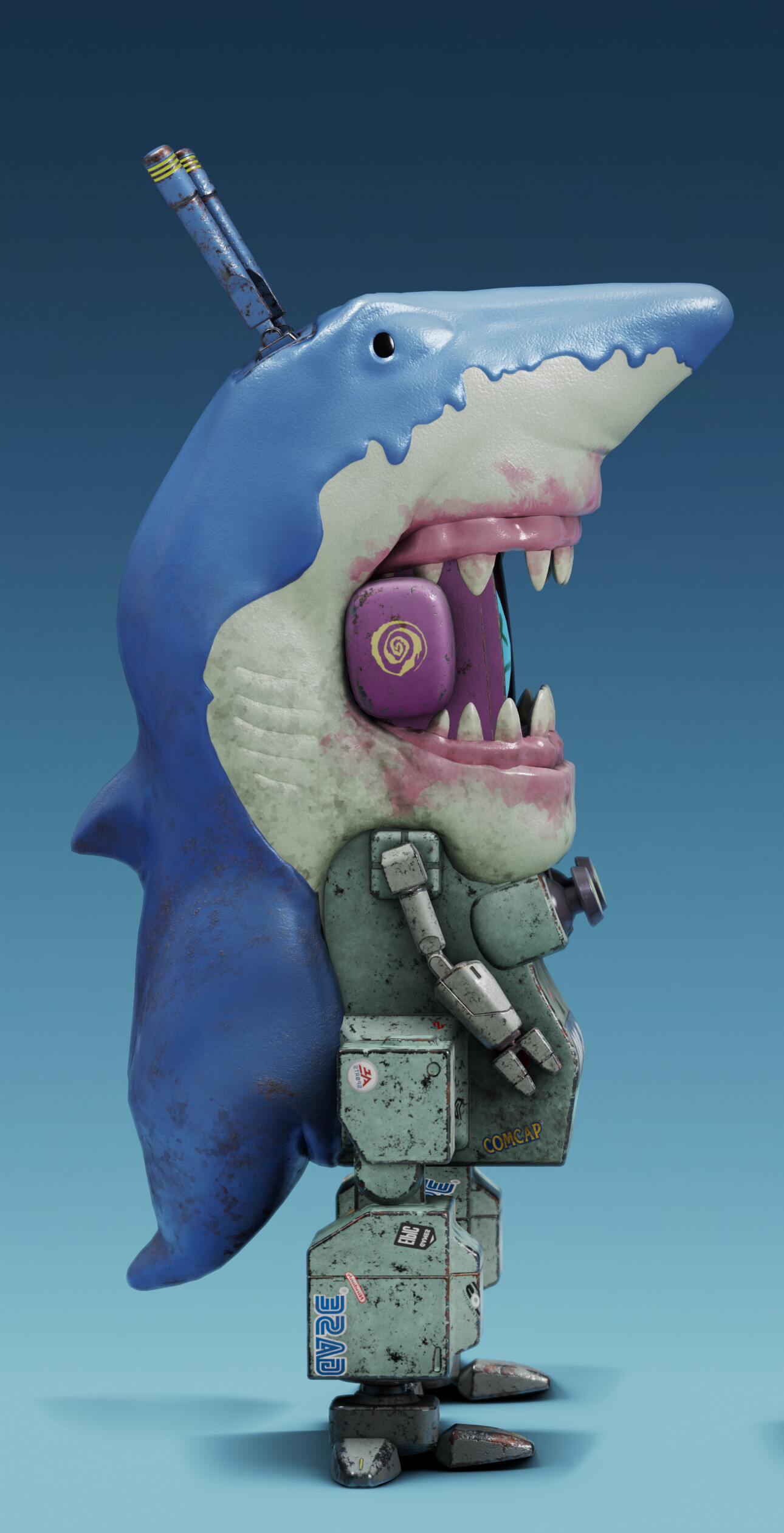 ArtStation - Shark arcade