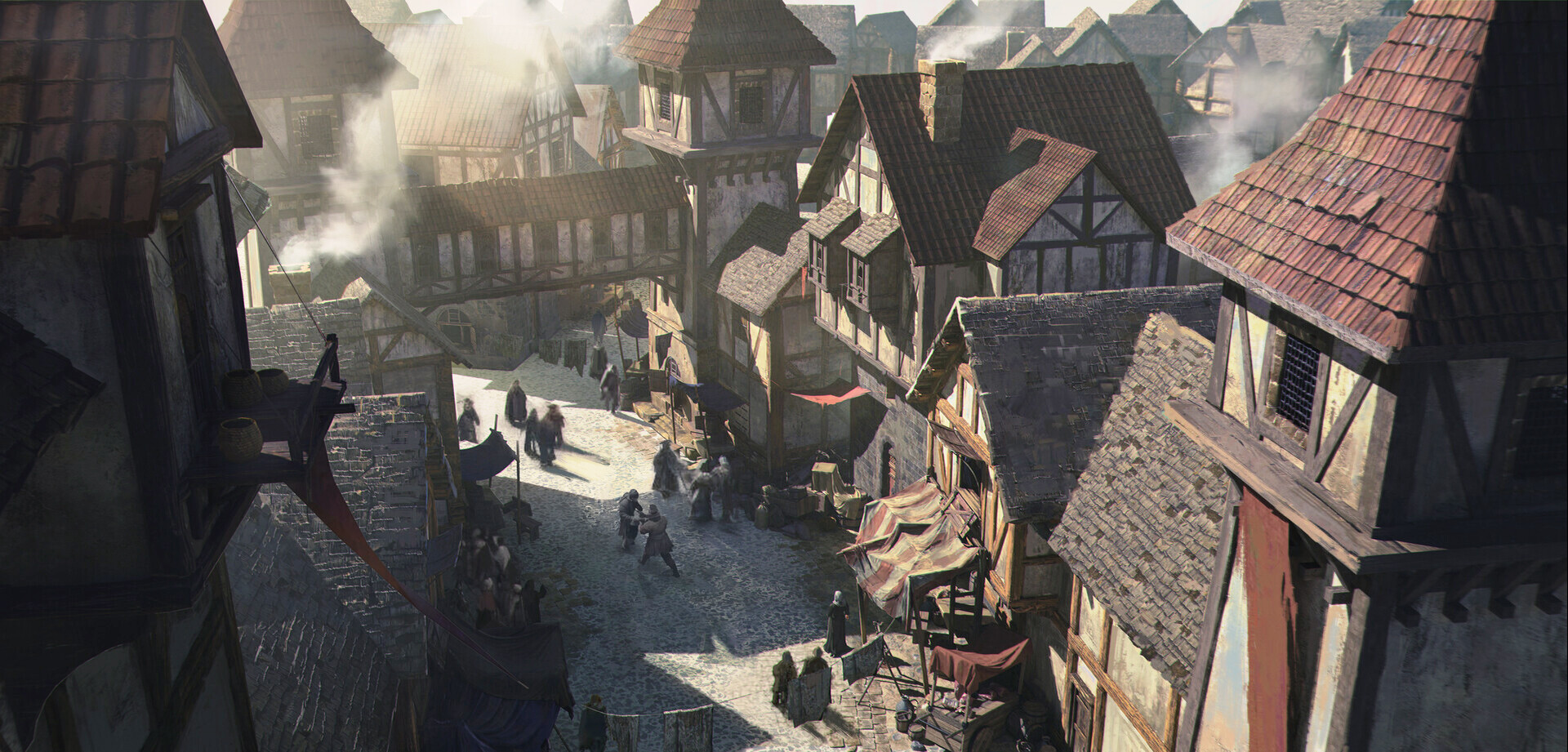 ArtStation - Medieval streets