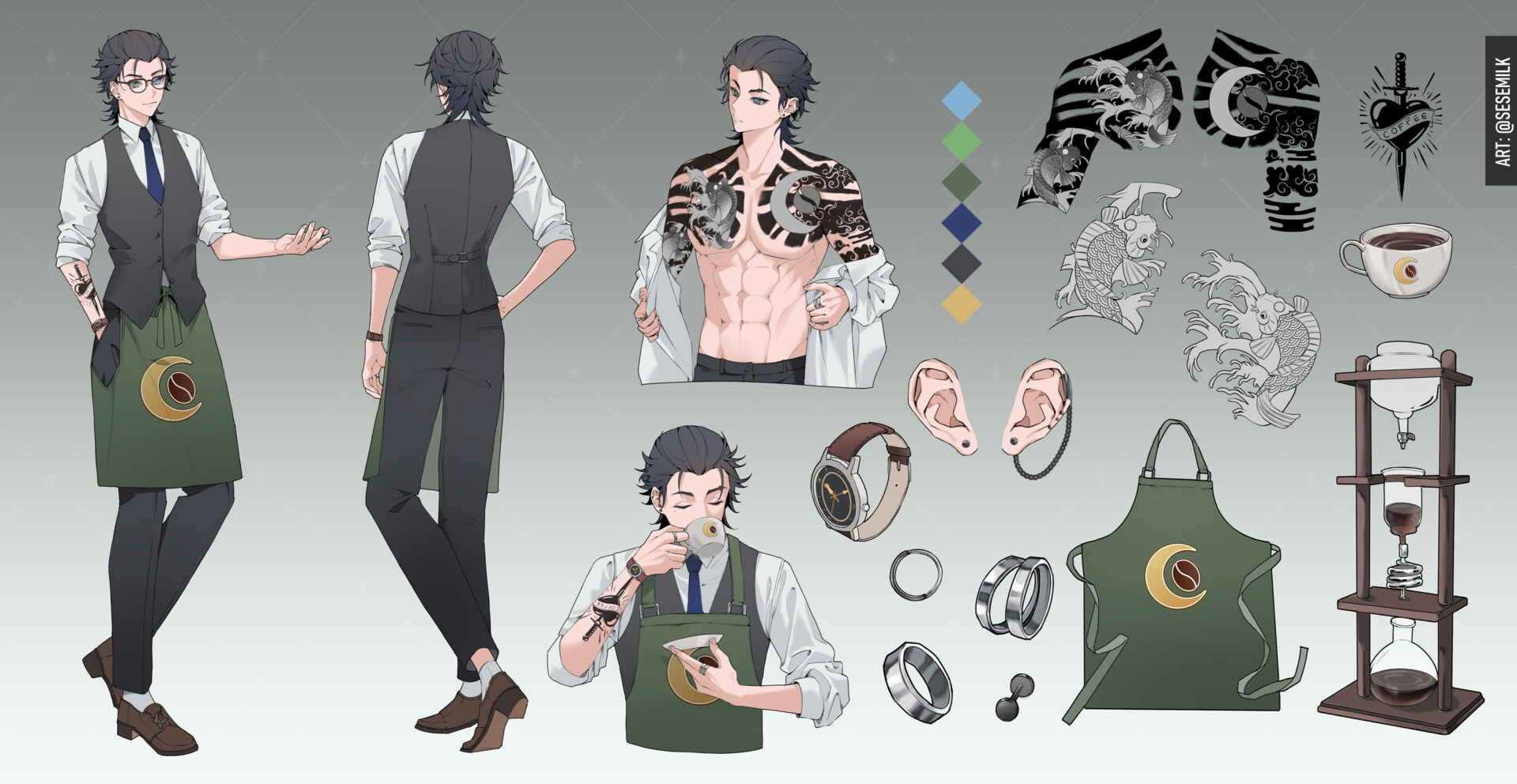 ArtStation - Reference sheet for Jay_oliverr