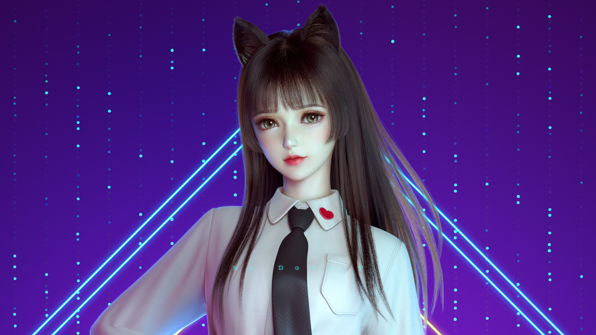 ArtStation - 《我的超能力女友尼尼》 2023 抖音数字人