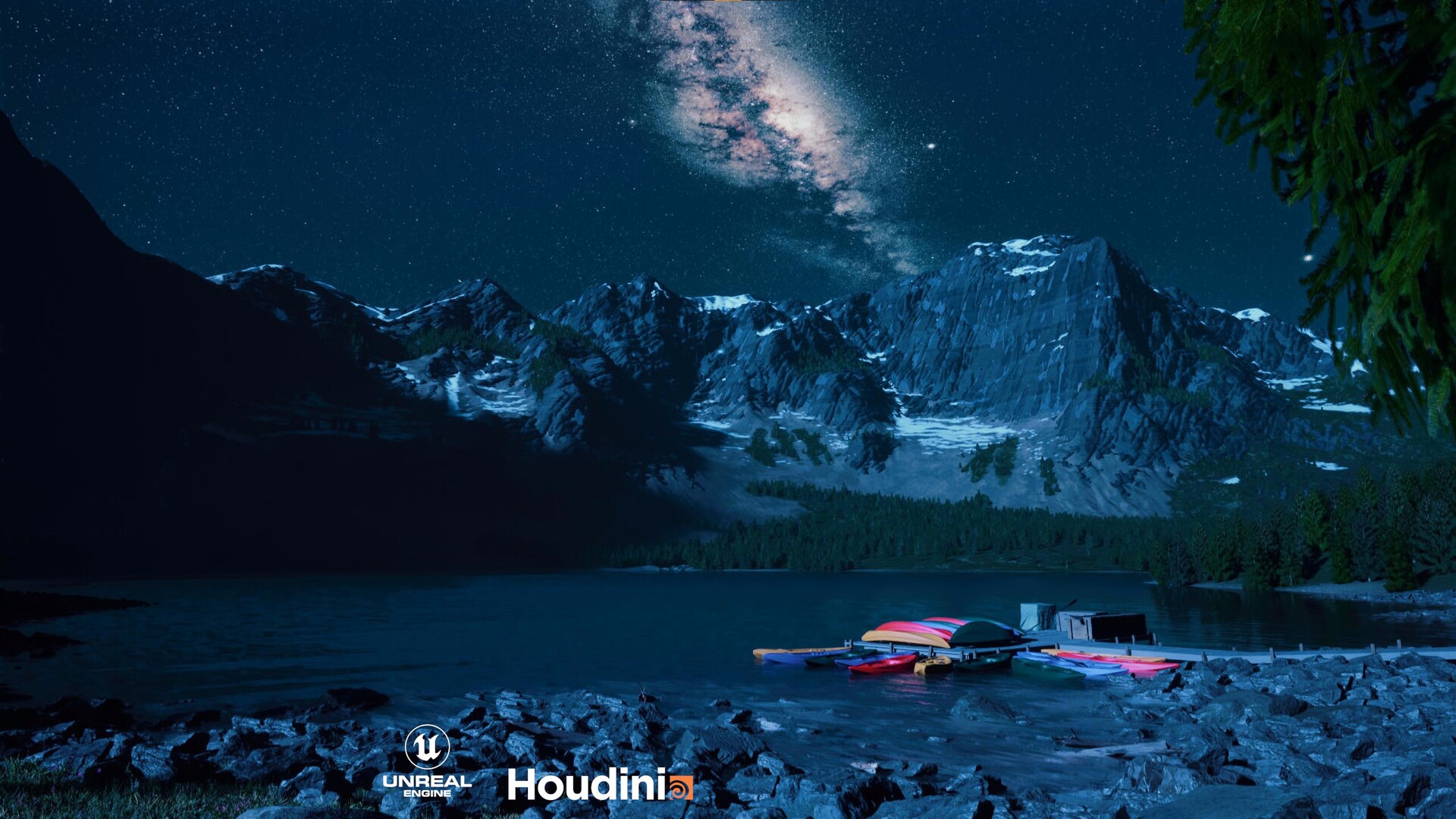 ArtStation - Banff National Park | Procedural Environment