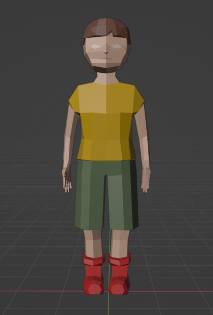 ArtStation - Low poly kid model