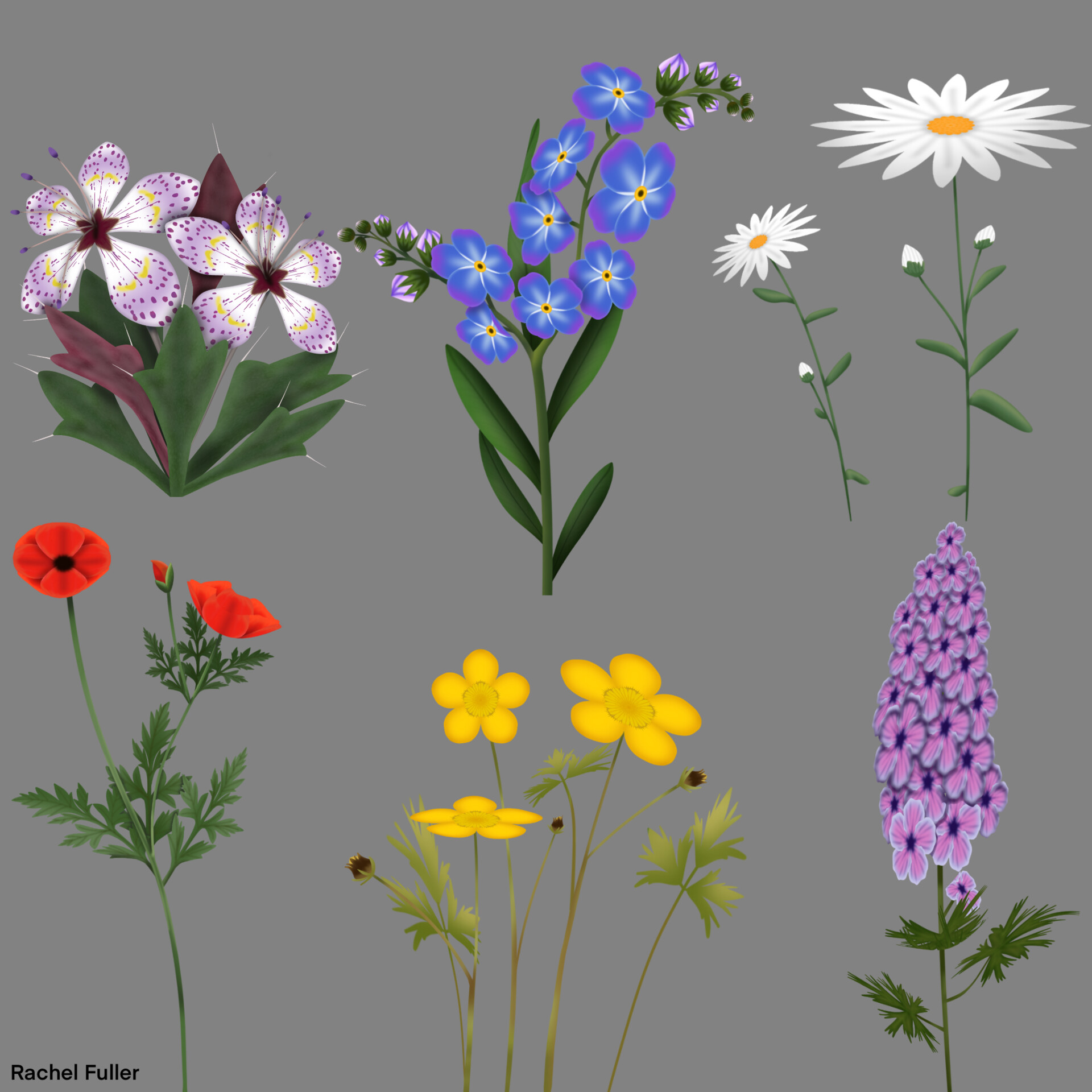 ArtStation - 2D Foliage