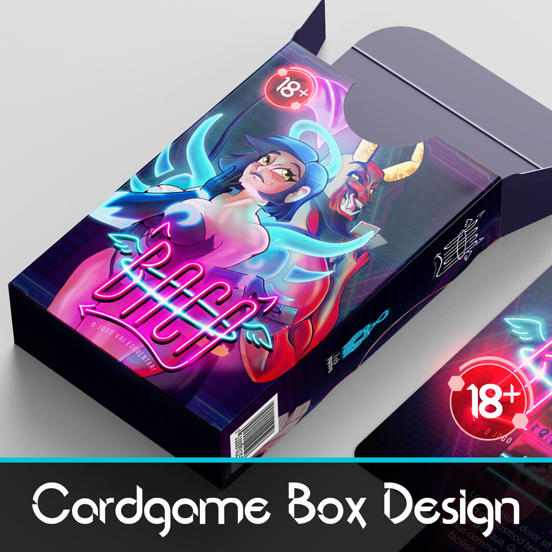 ArtStation - Box Design for Card Game +18