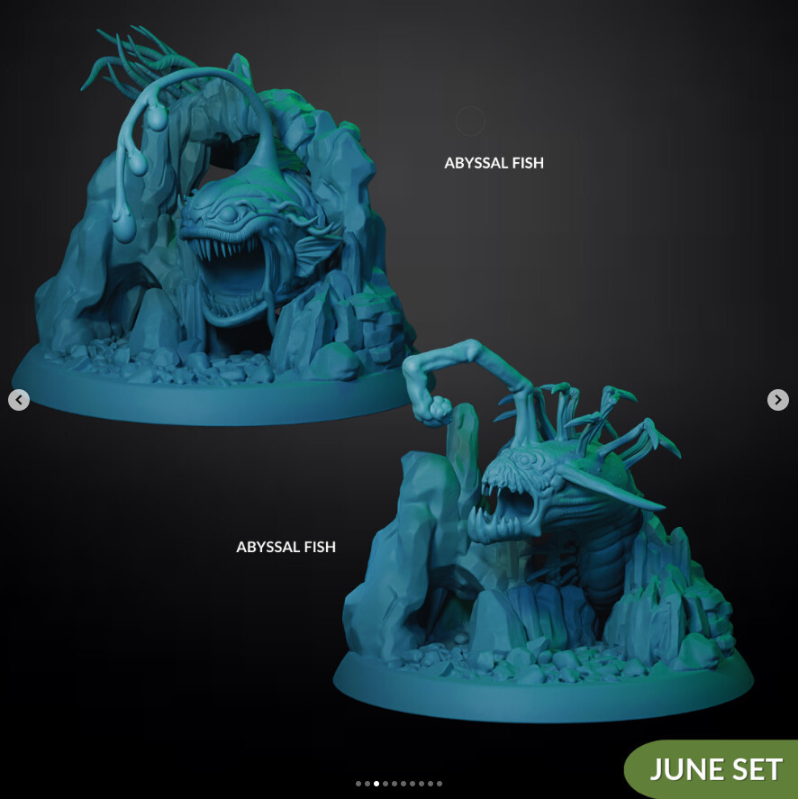 ArtStation - Abyssal Fish - Miniature