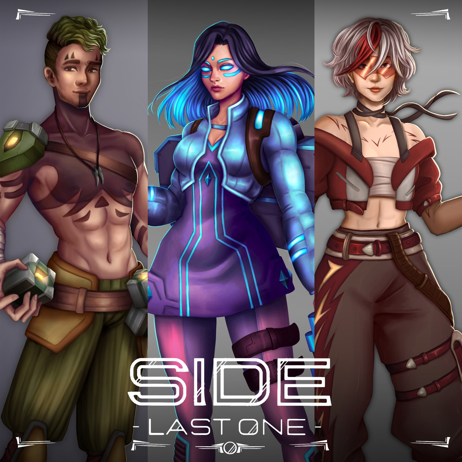 ArtStation - - SIDE - Last One [Support Class Character] -IN PROGRESS-
