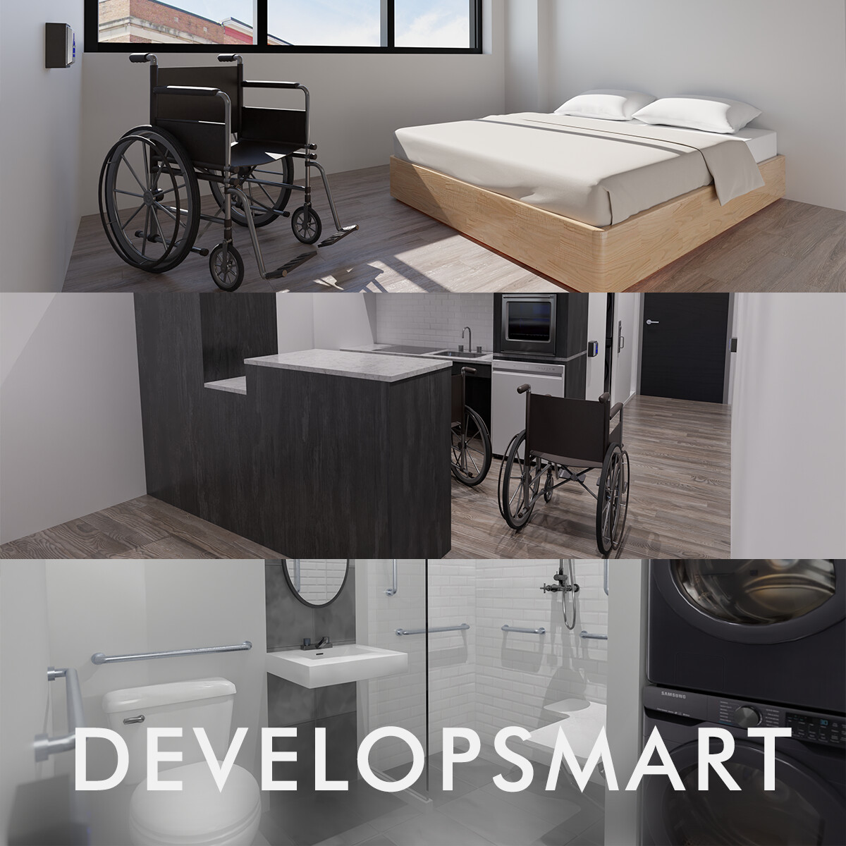 ArtStation - Apartment Interior Renders [Develop Smart]