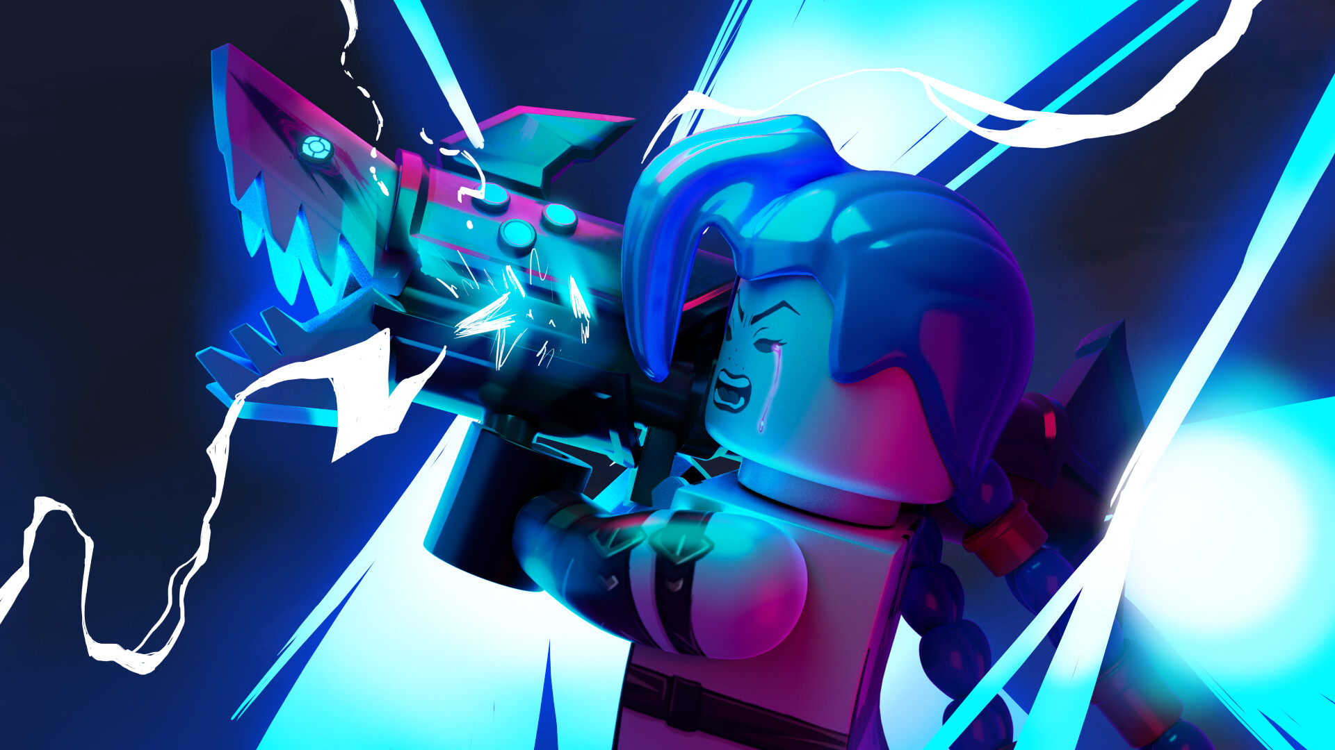 ArtStation - LEGO Jinx 3D