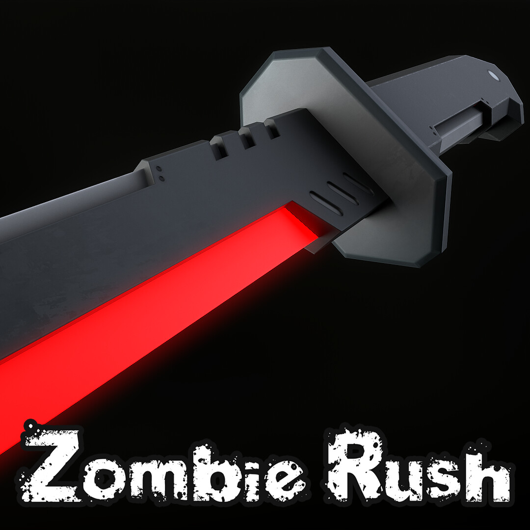 ArtStation - Zombie Rush - Super Phantom's Cyber Sword