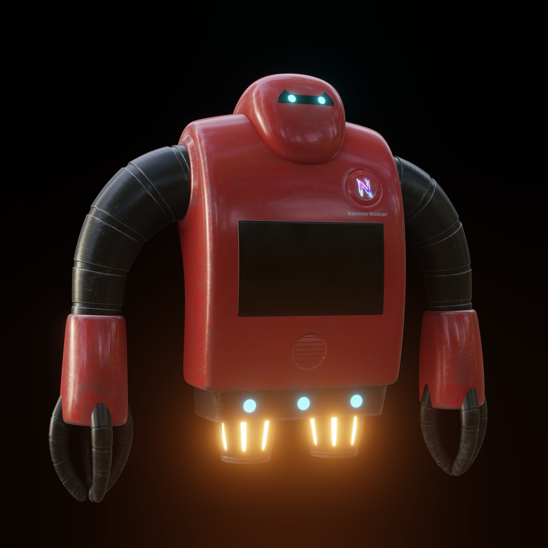 ArtStation - Robot Concept - 3D Model