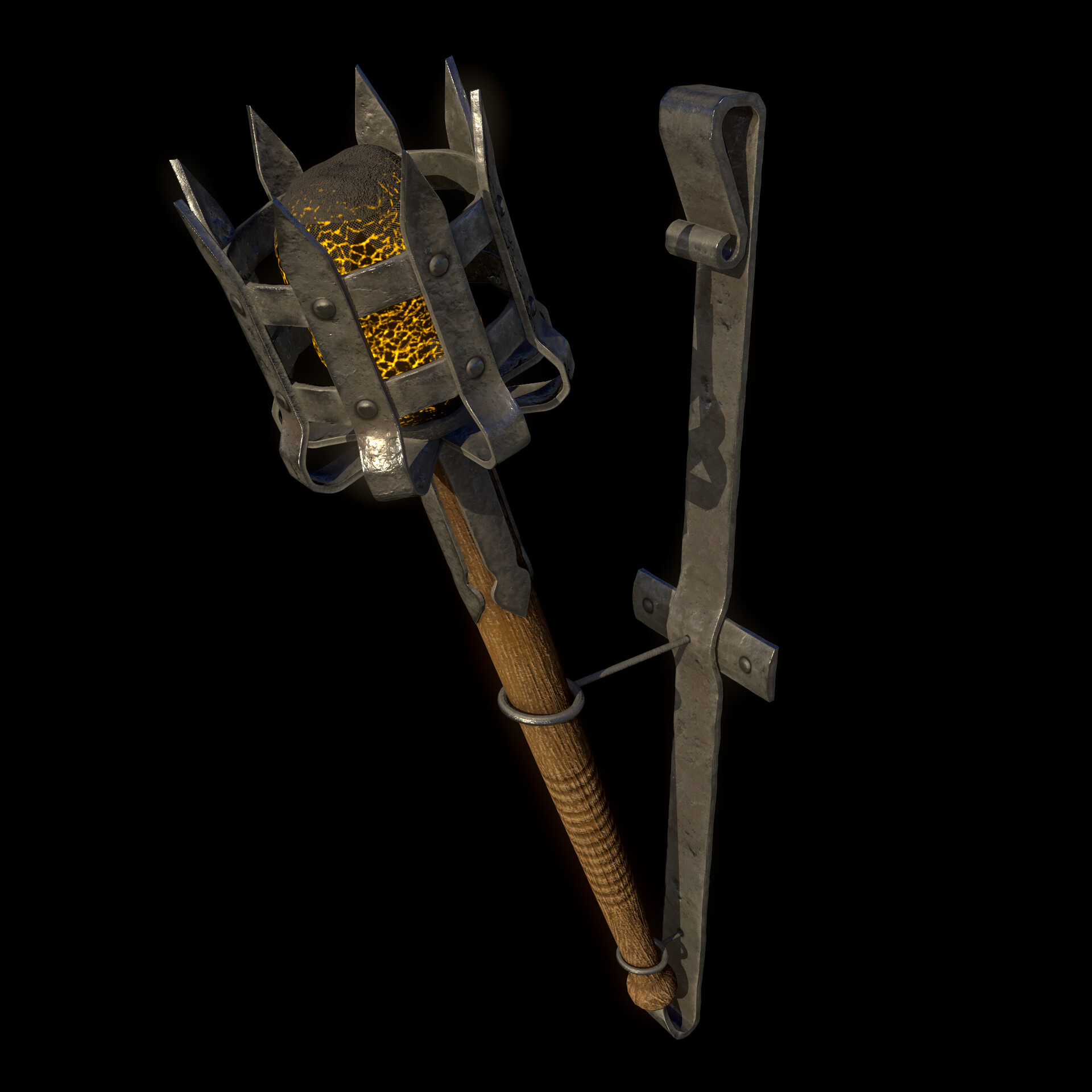 ArtStation - Medieval Torch