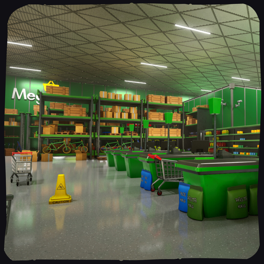 ArtStation - Stylized Megastore