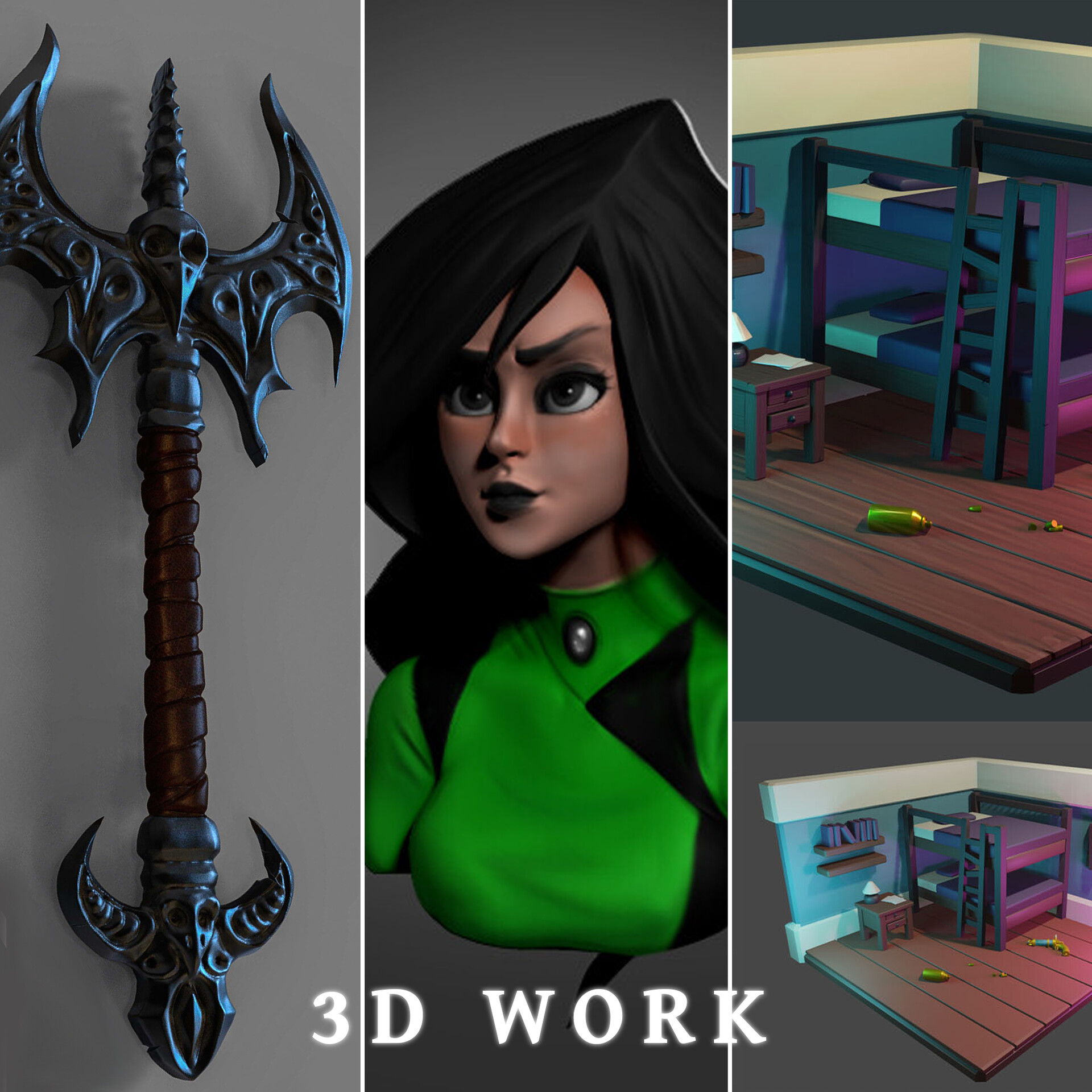 ArtStation - Crow Axe