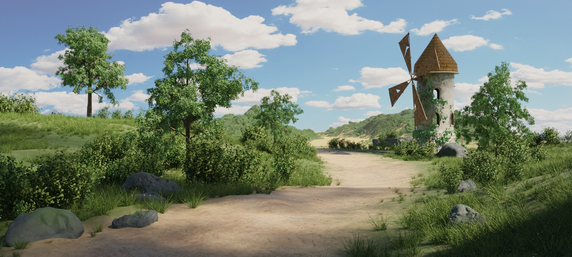 ArtStation - 3D Cartoon Modular Environment