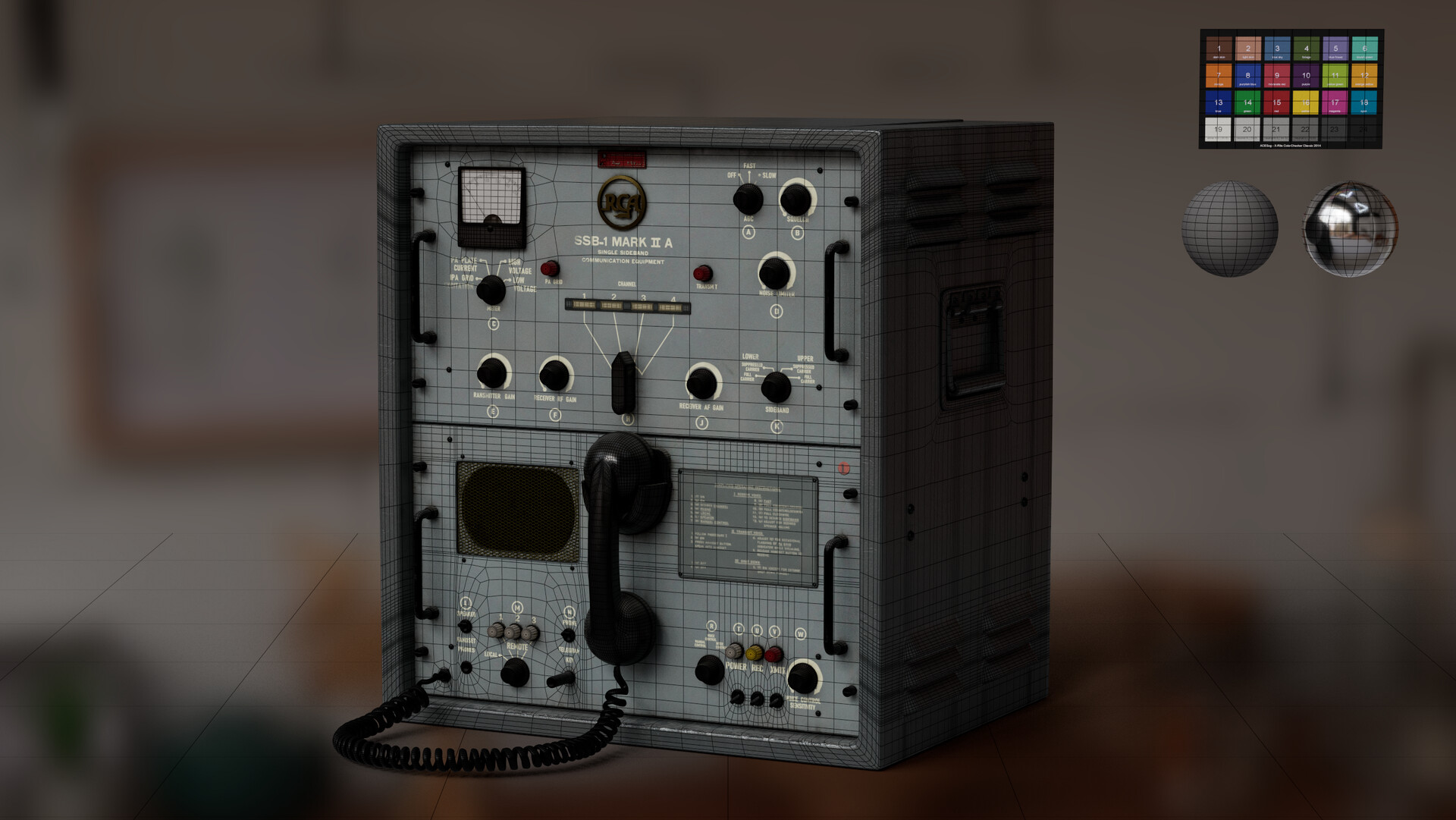 ArtStation - SSB_communication device（SSB型海军通讯设备）