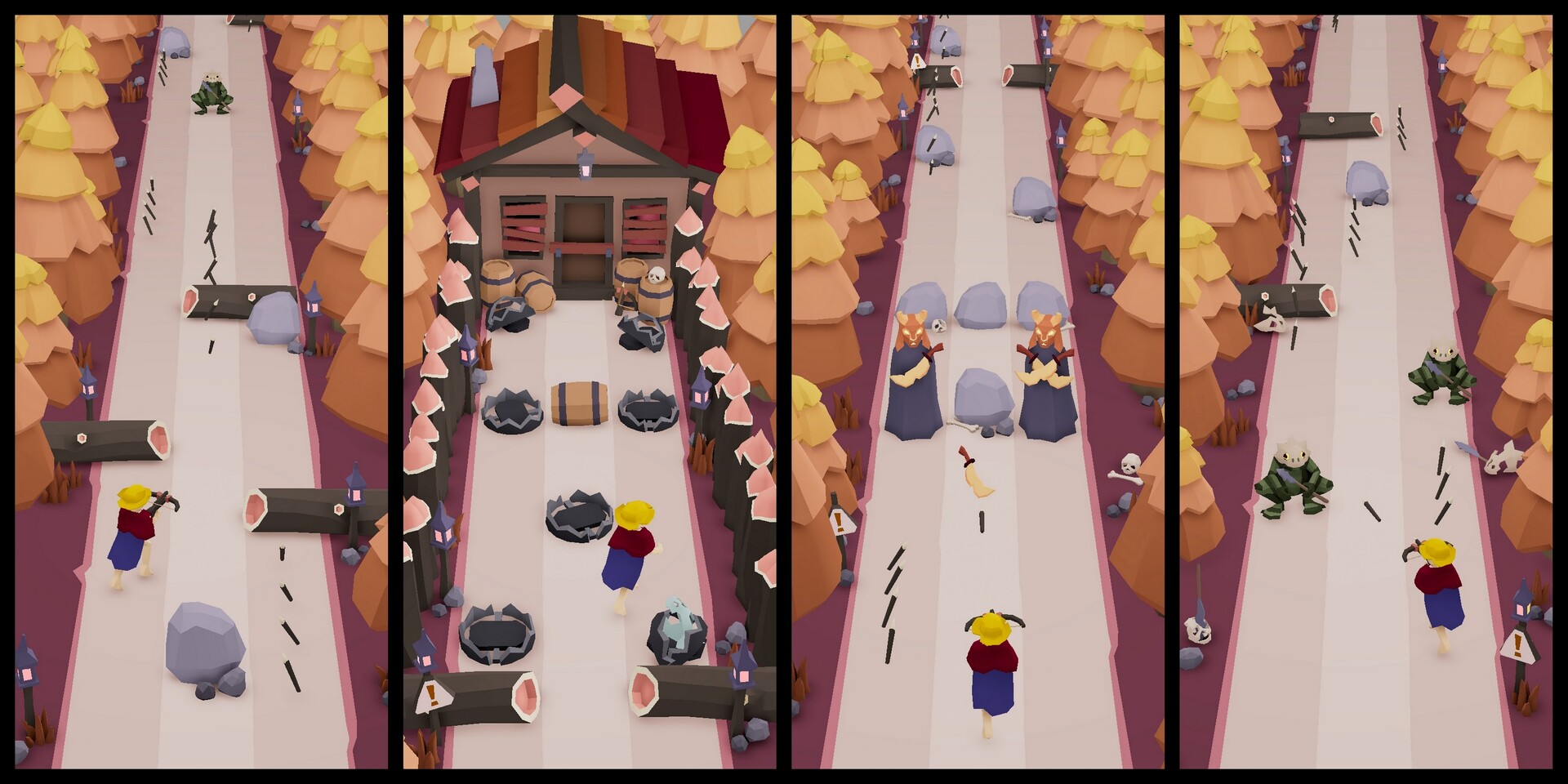 ArtStation - Forest runner (Hyper-casual game concept)