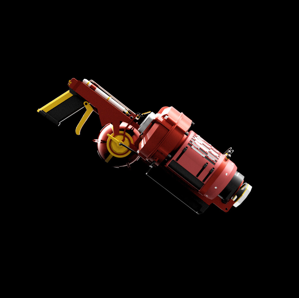 ArtStation - Gloo Cannon from Prey 2017 (Fan creation 3D model for 3D ...