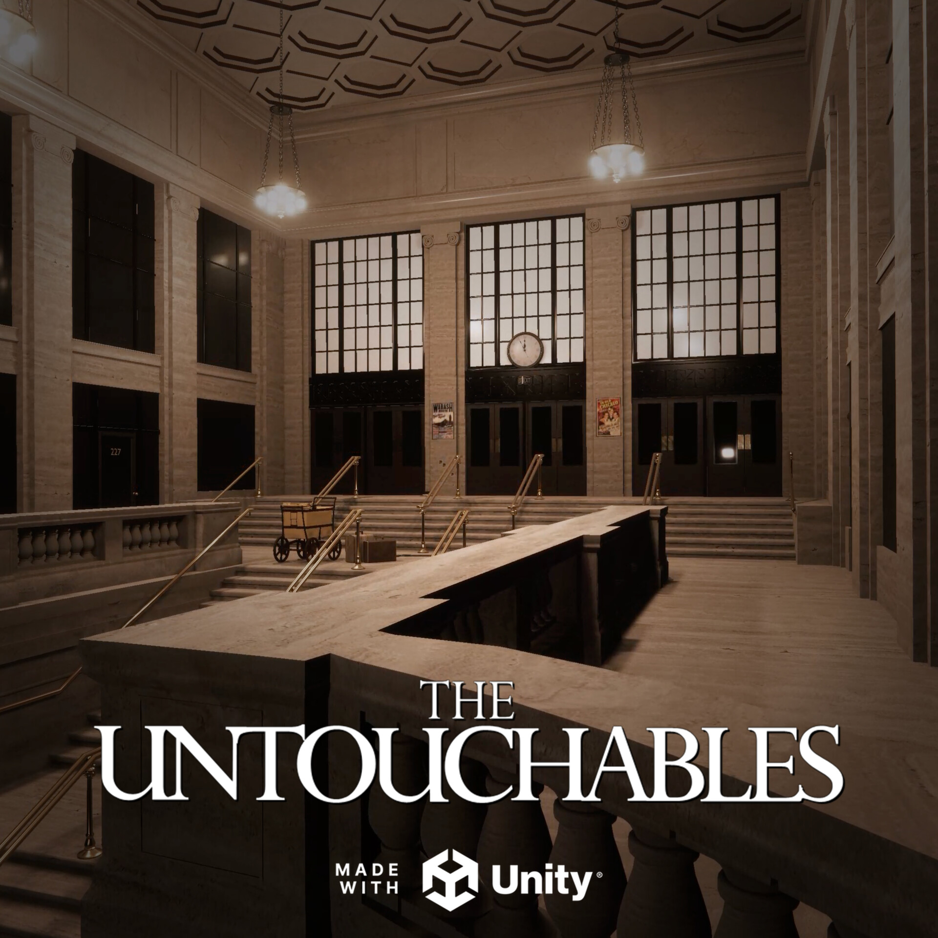 ArtStation - The Untouchables Chicago Union Station Scene