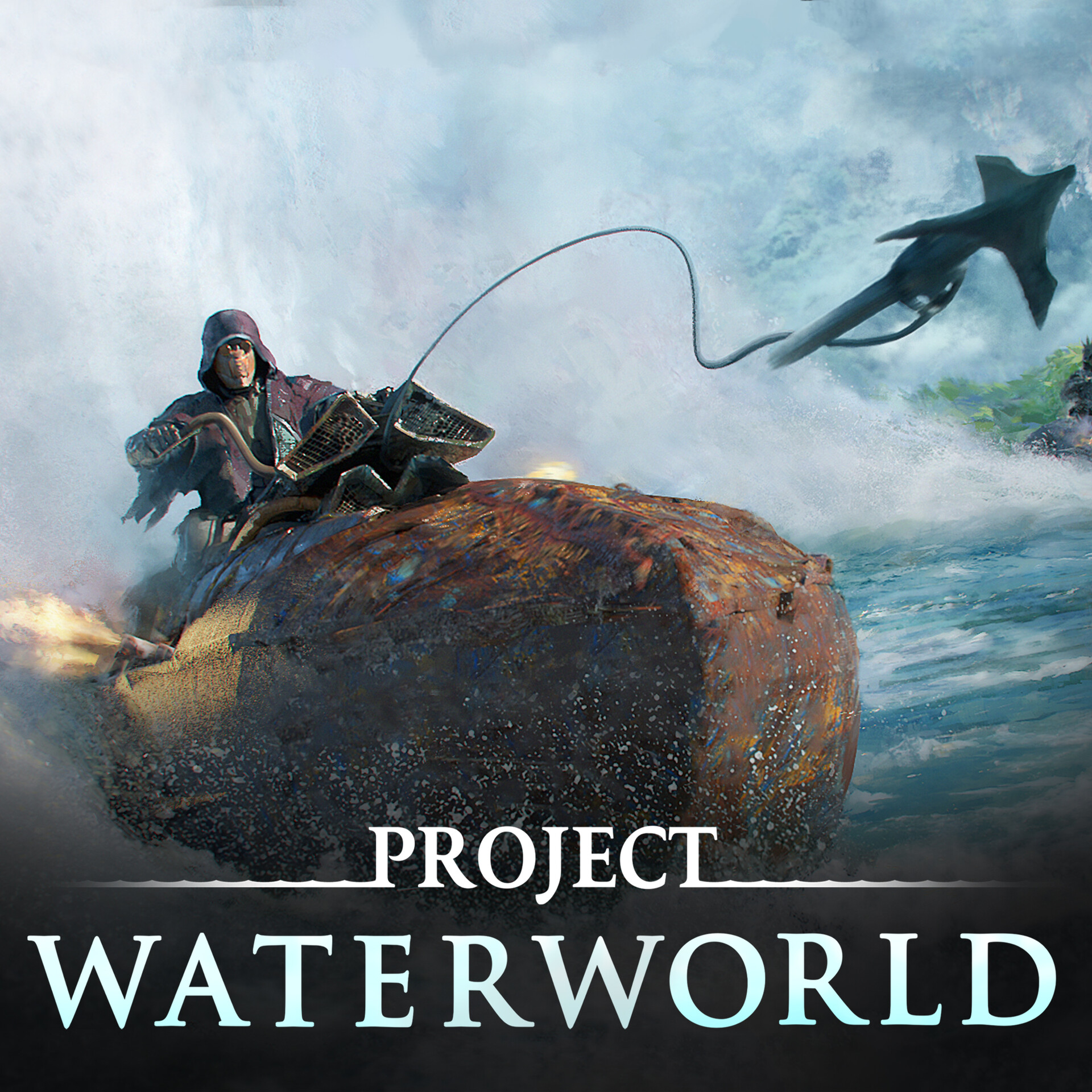 ArtStation - Waterworld concept art "Pirates"