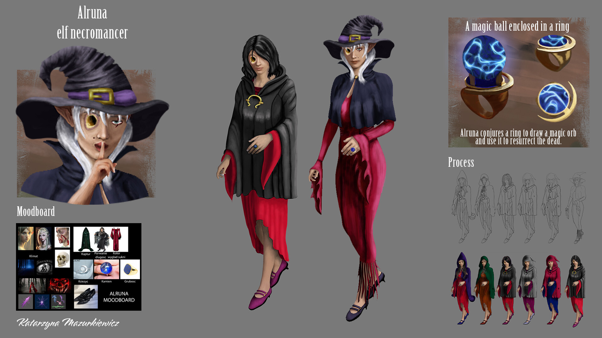 ArtStation - Alruna Elf Necromancer