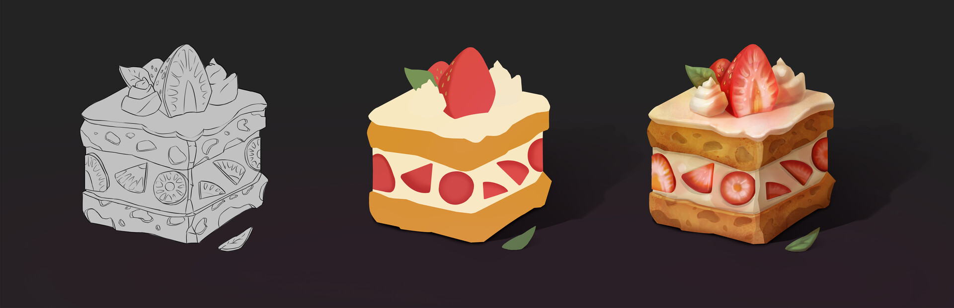 ArtStation - Cakes concept