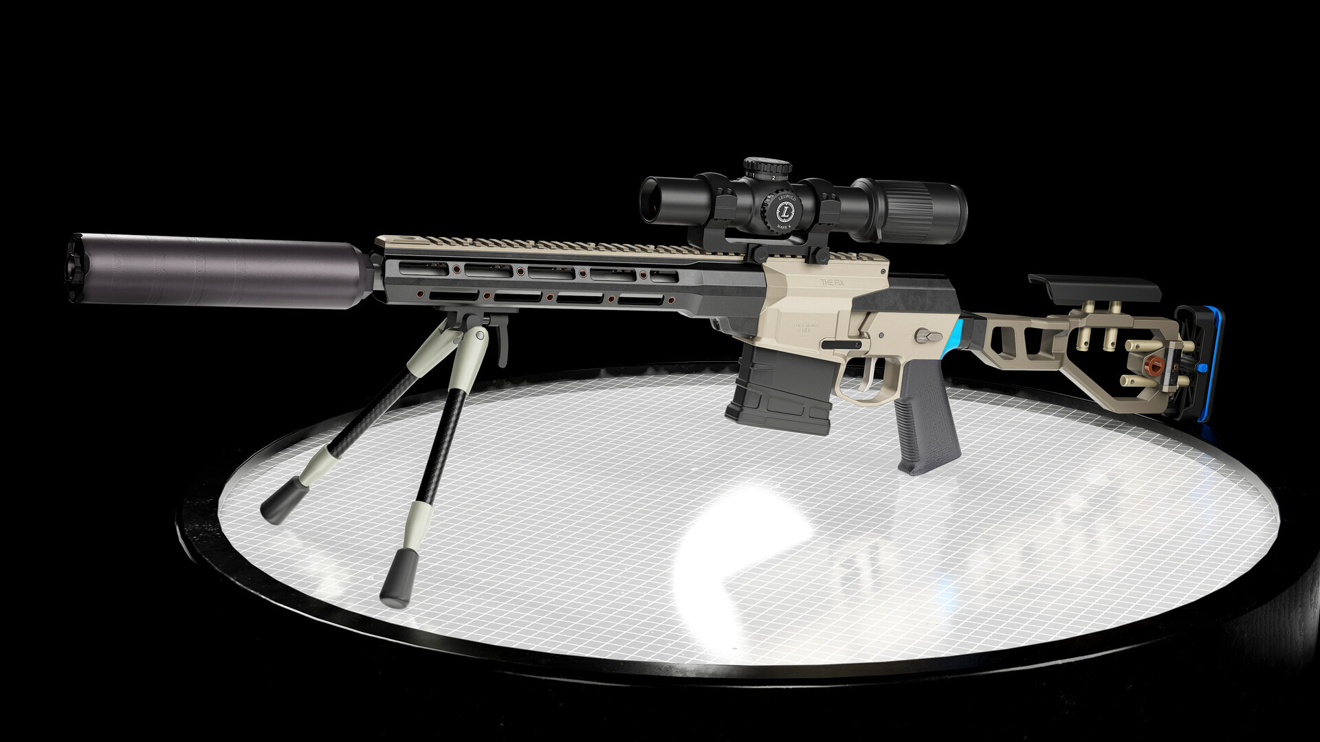 ArtStation - Fix By Q (sniper rifle)