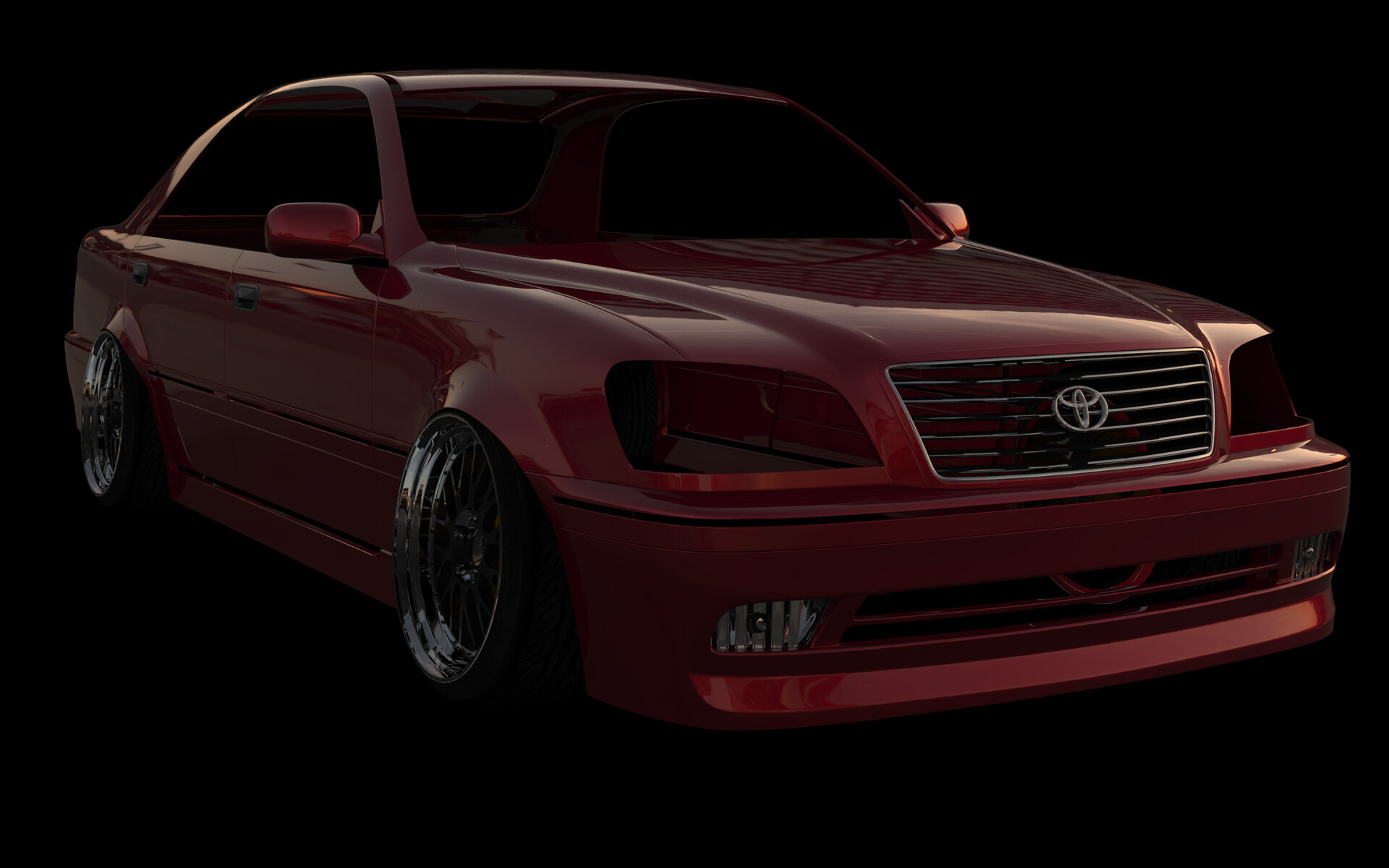 ArtStation - Toyota Crown JZS175 Bodykits