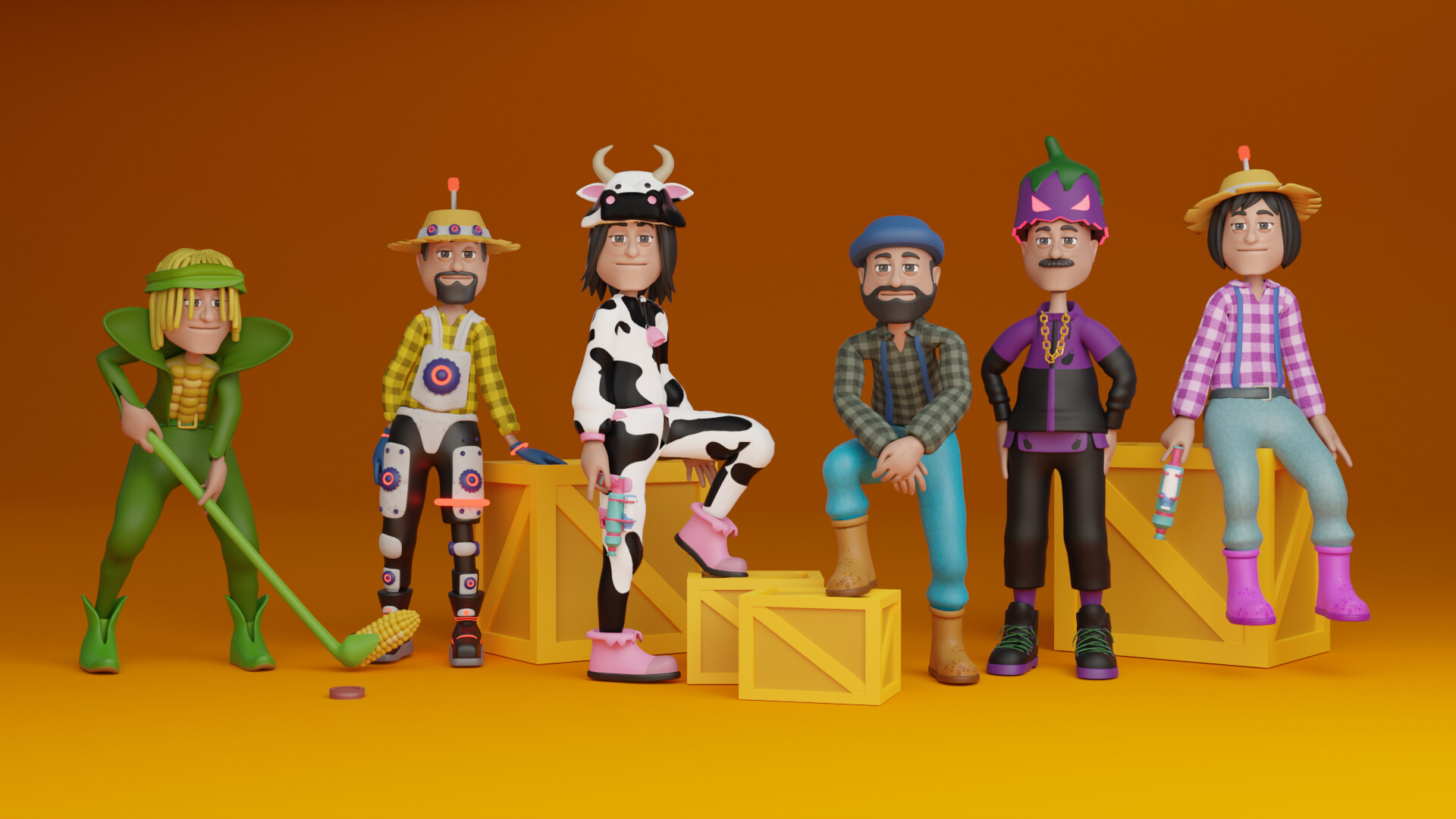 ArtStation - Farmers NFT`s Project