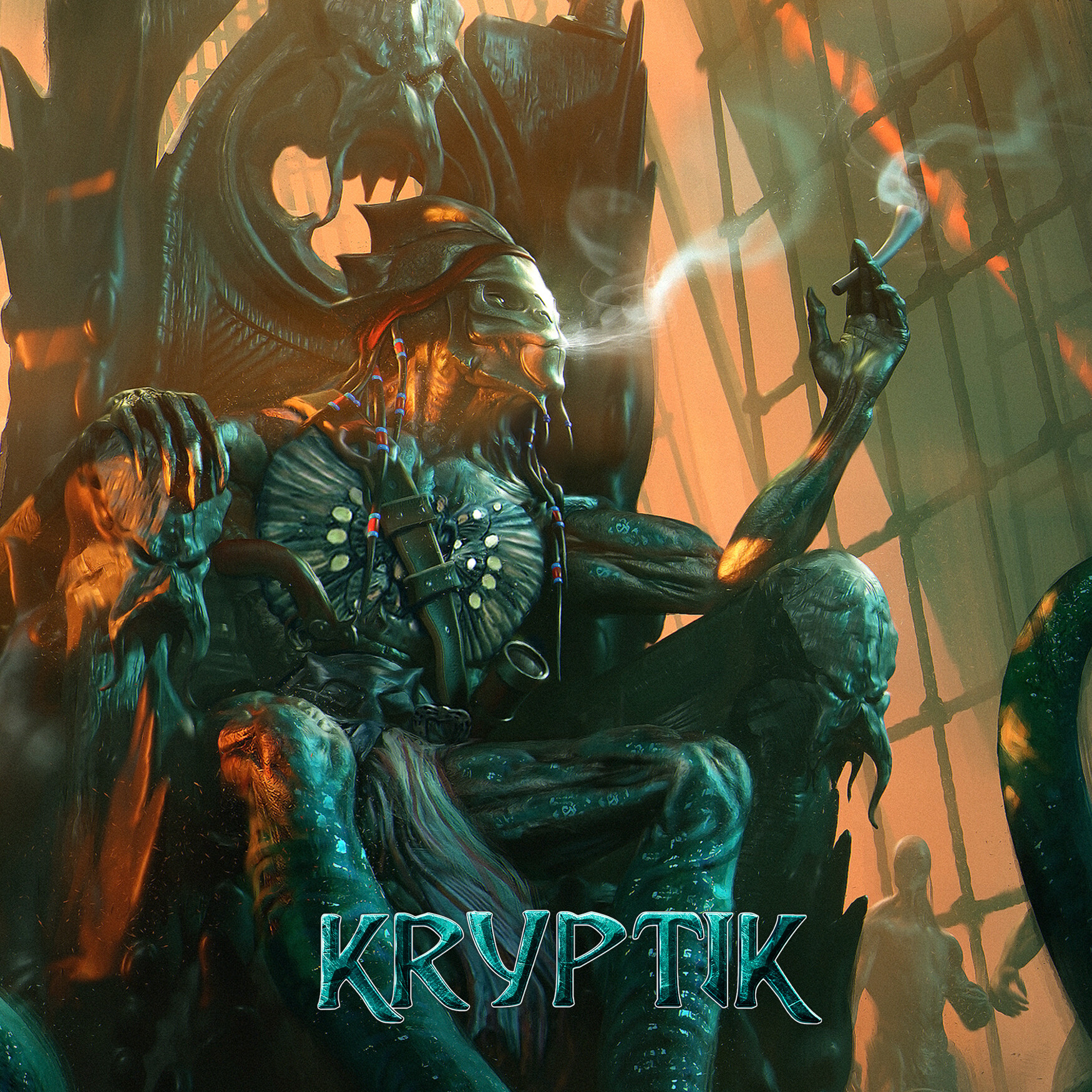 ArtStation - Drikki - Kryptik Trading Card game