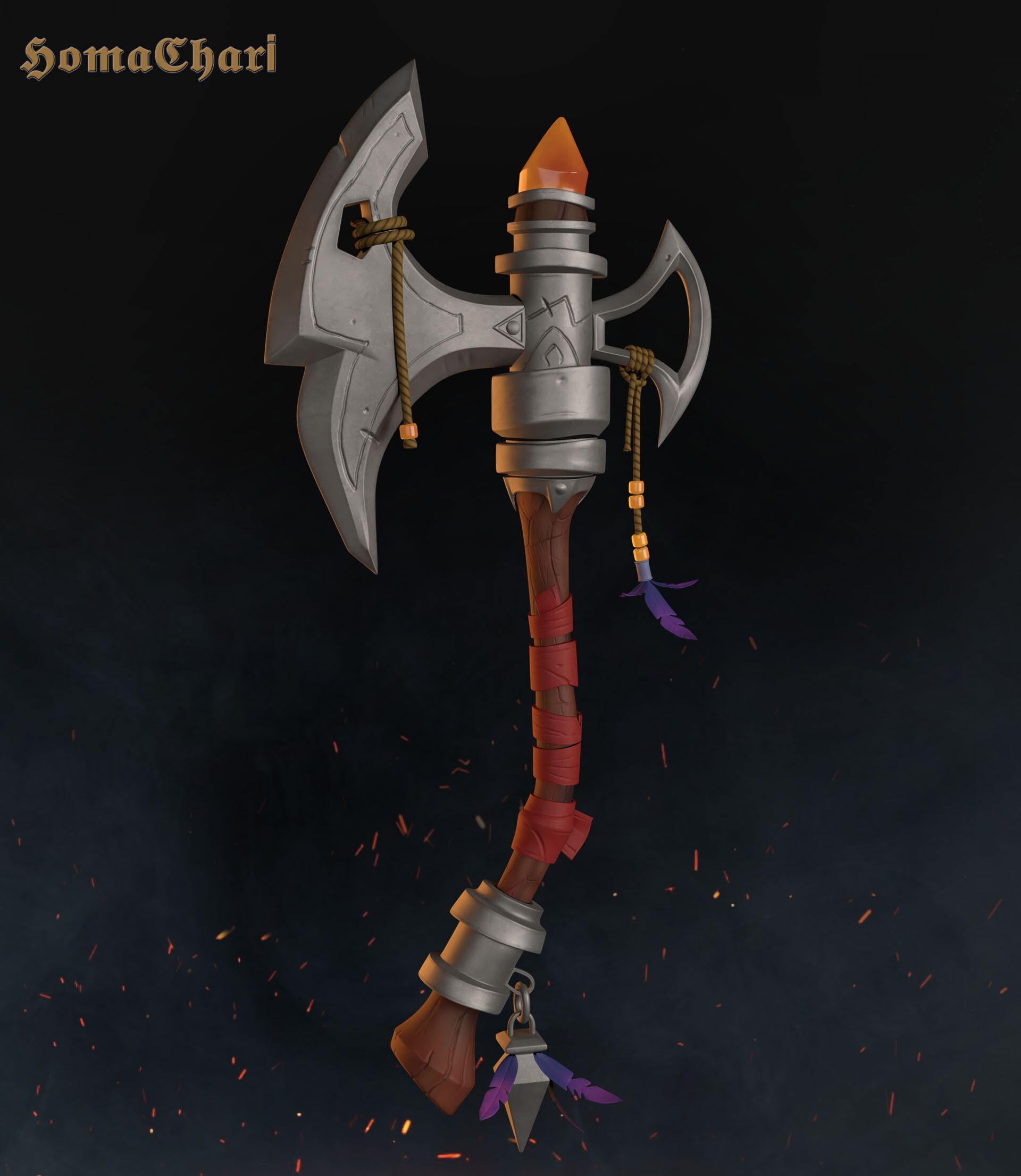 ArtStation - Fantasy Axe