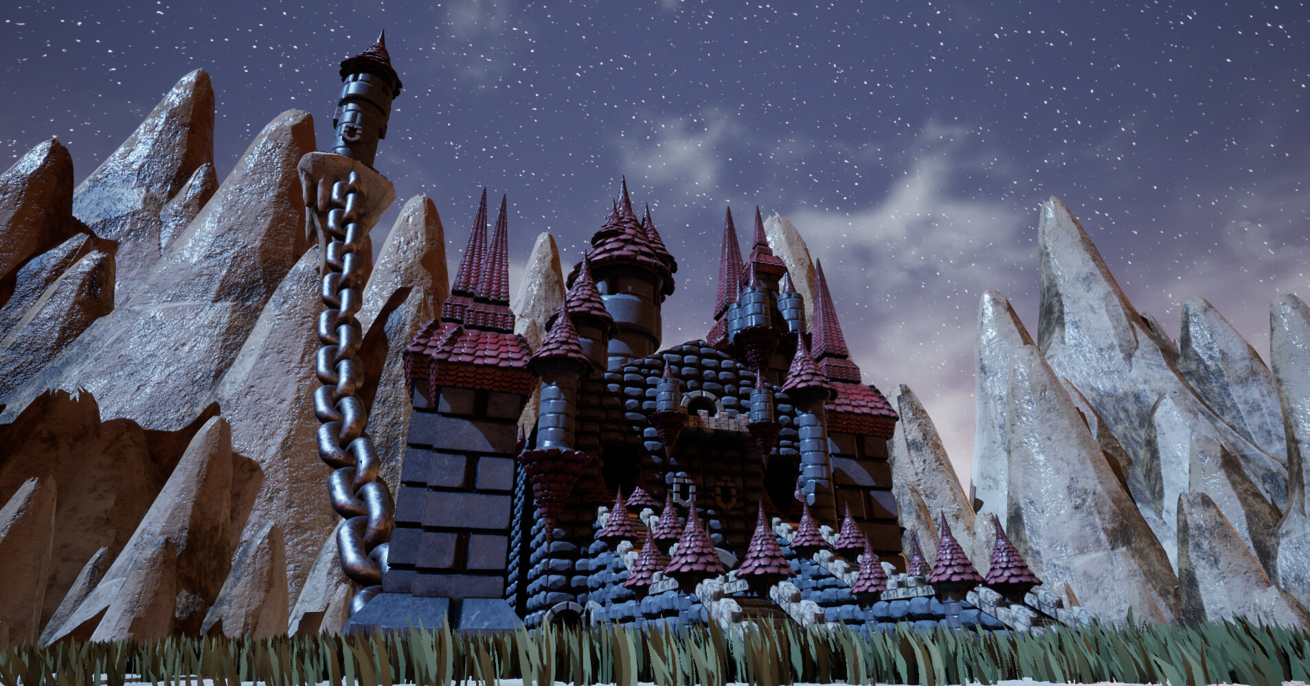 ArtStation - Magic Flying Castle