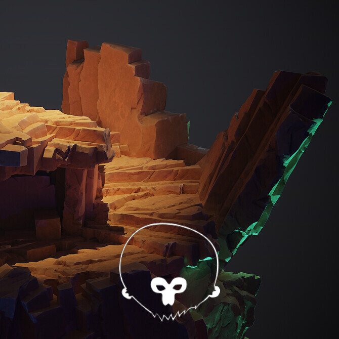 ArtStation - One Rock Scene