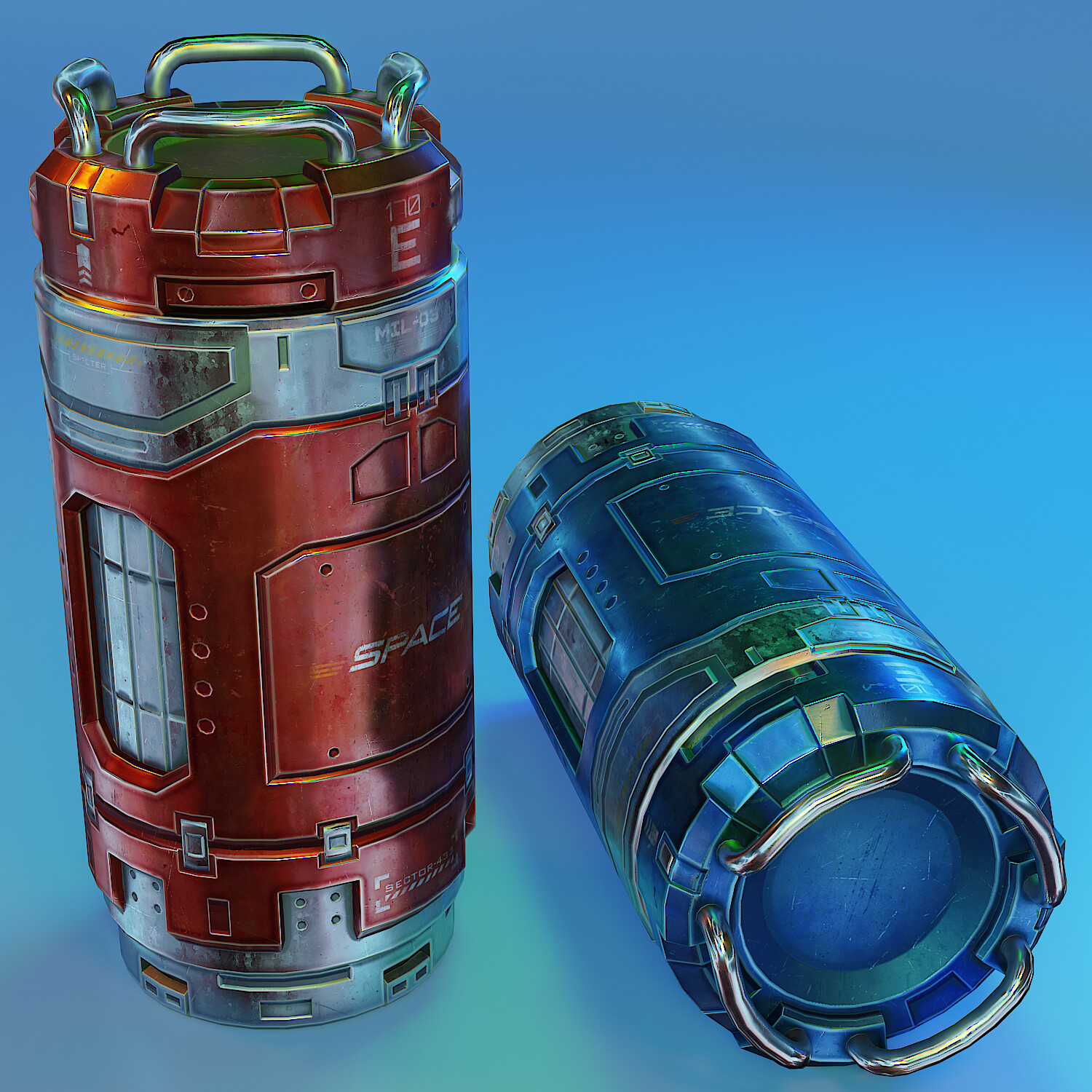 ArtStation - Steel Sci-fi Container