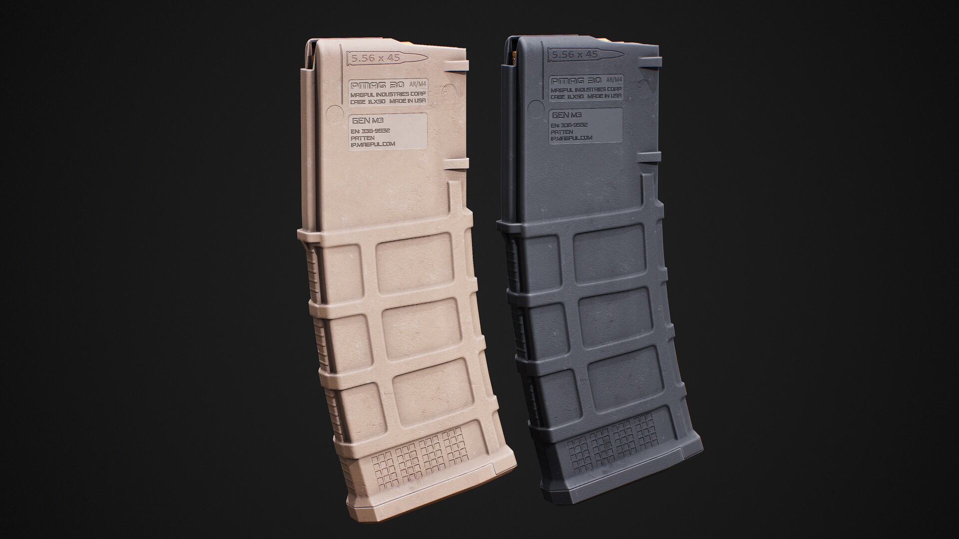 ArtStation - Magpul Pmag Magazine For AR-M4