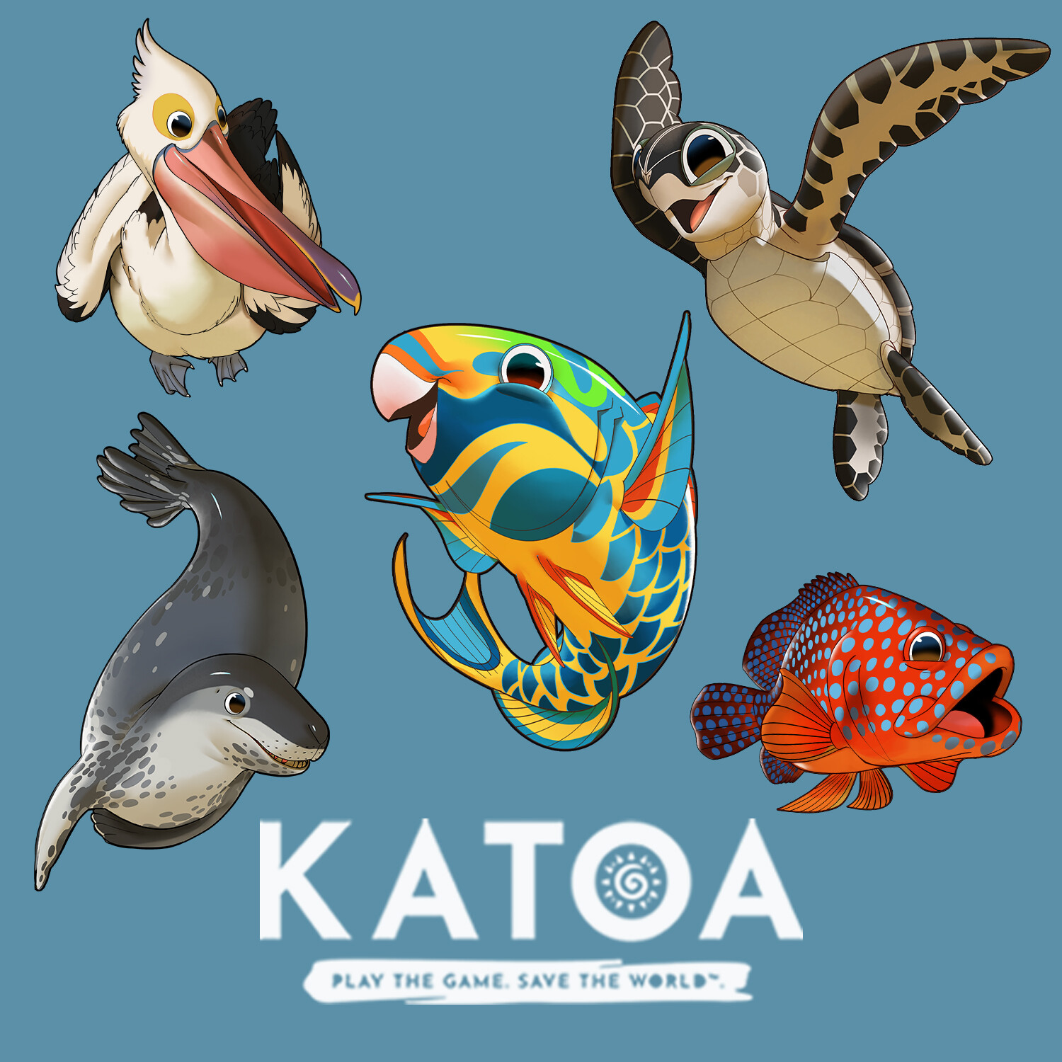 ArtStation - Katoa | Animal Concept & Illustrations