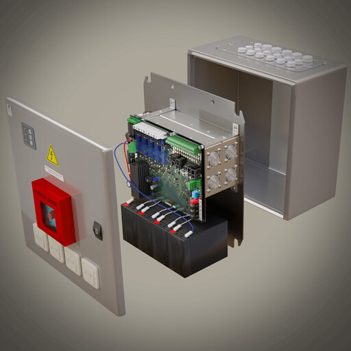 ArtStation - Power box and ad