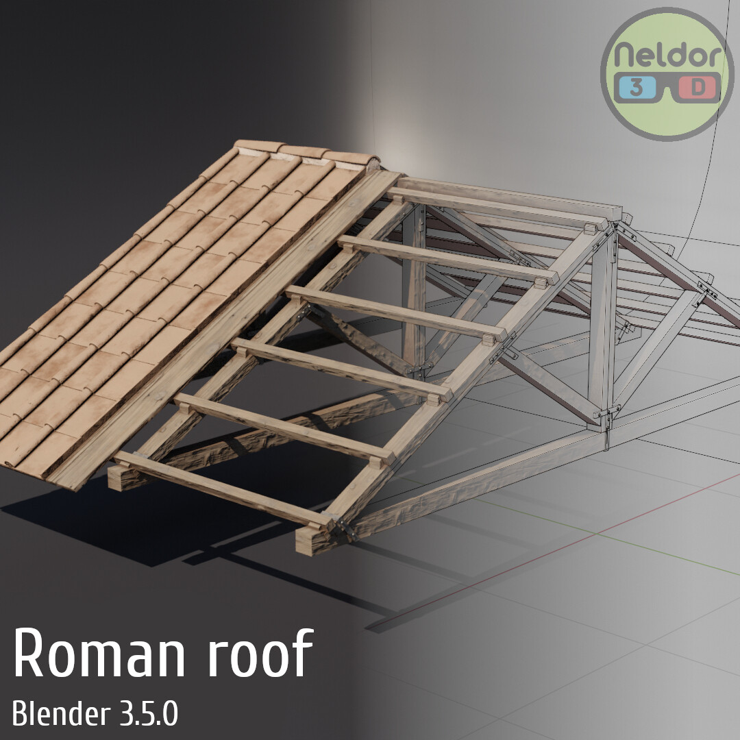 ArtStation - Roman roof