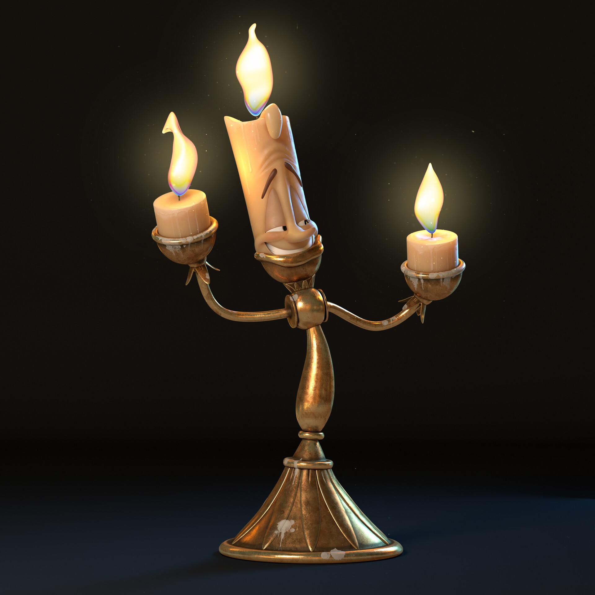 ArtStation - Lumiere from "Beauty and the Beast" Disney animated ...