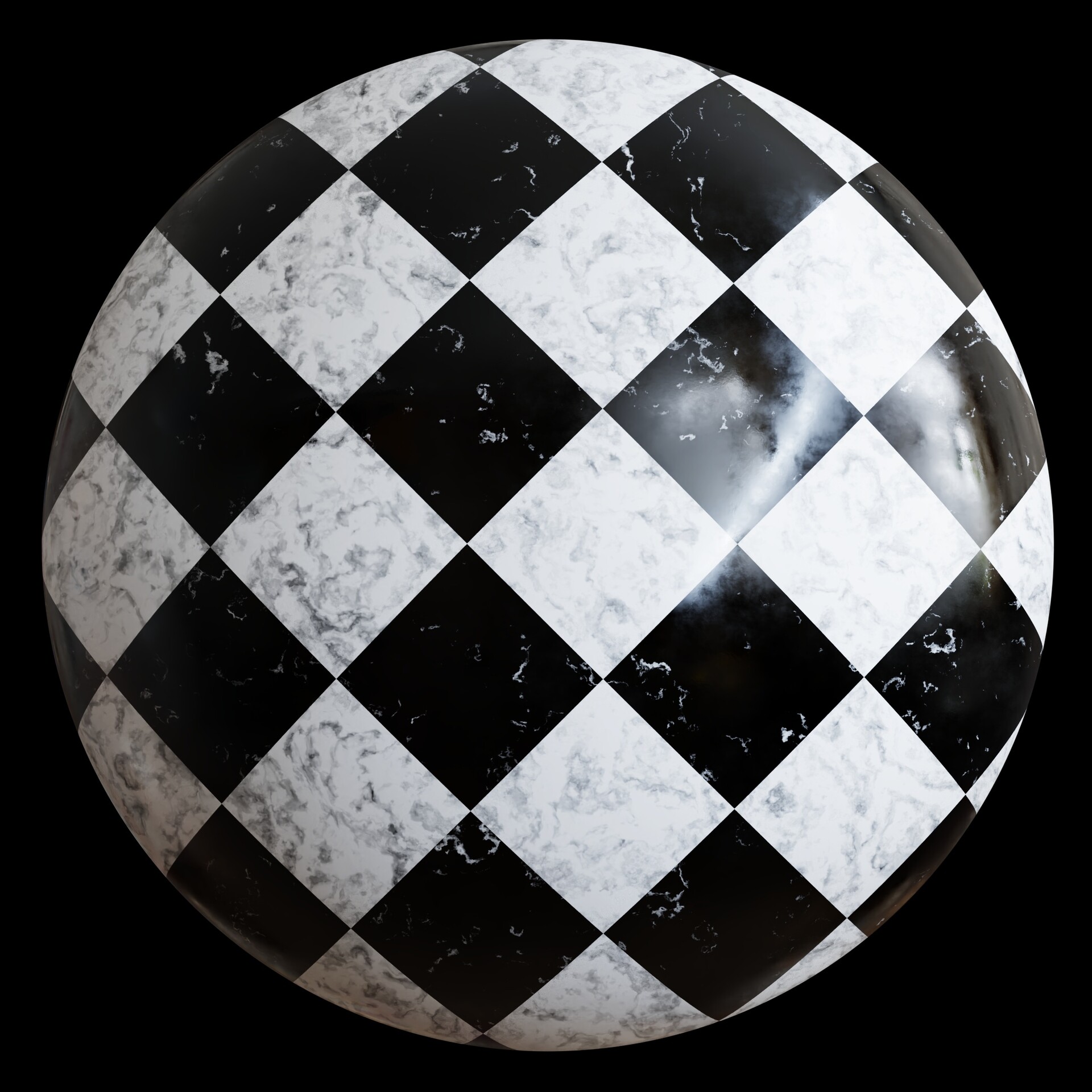 ArtStation - Procedural Checkered Kitchen Marble Floor Material ...
