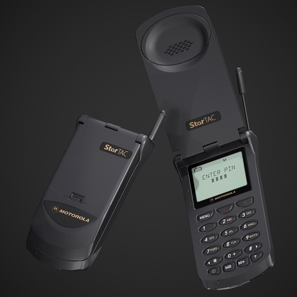 ArtStation - Motorola StarTAC Flip Phone