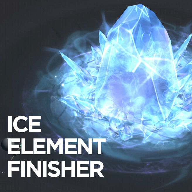ArtStation - Ice Finisher Skill VFX