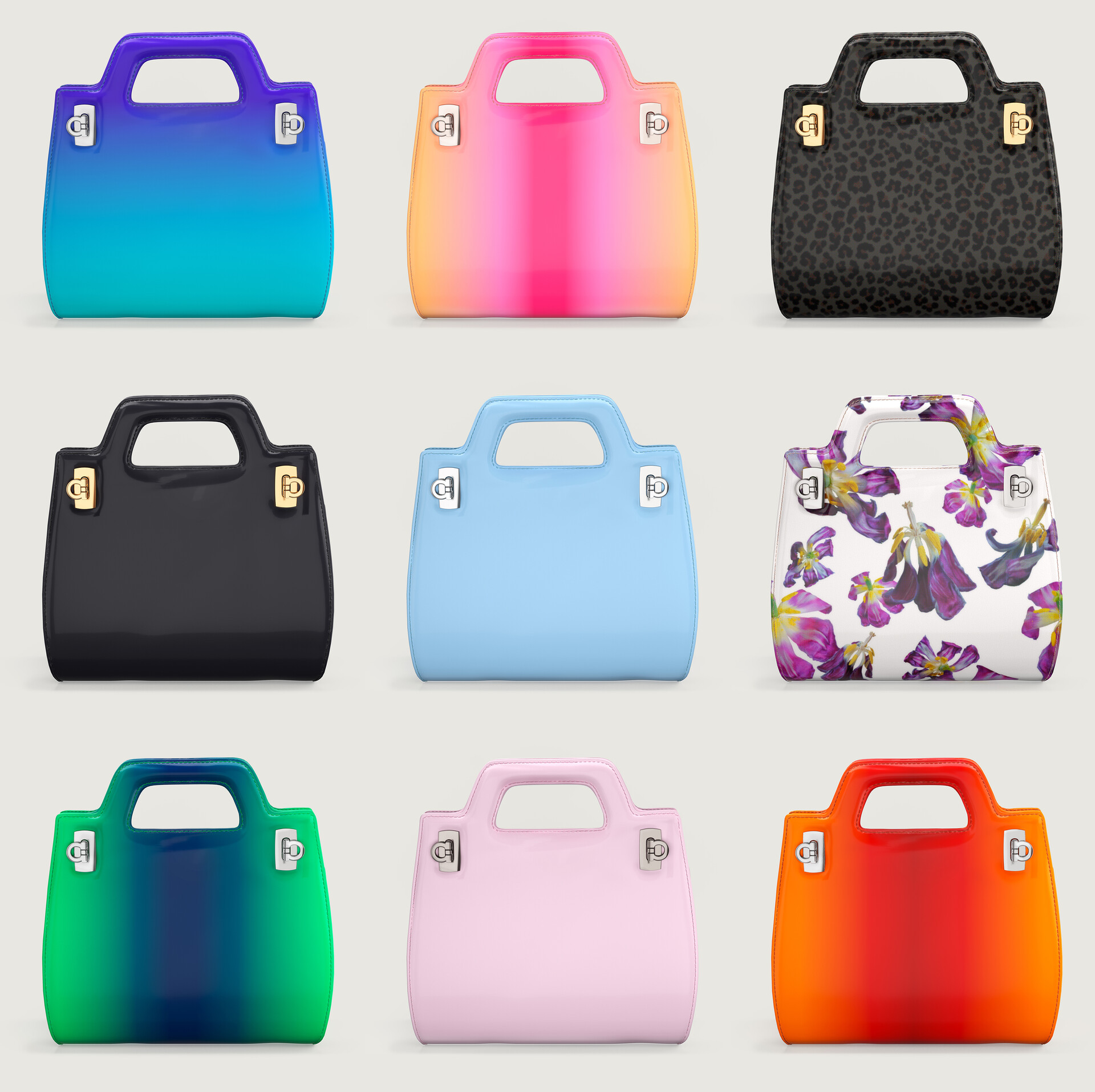 ArtStation - Salvatore Ferragamo Wanda Mini Bag 3D