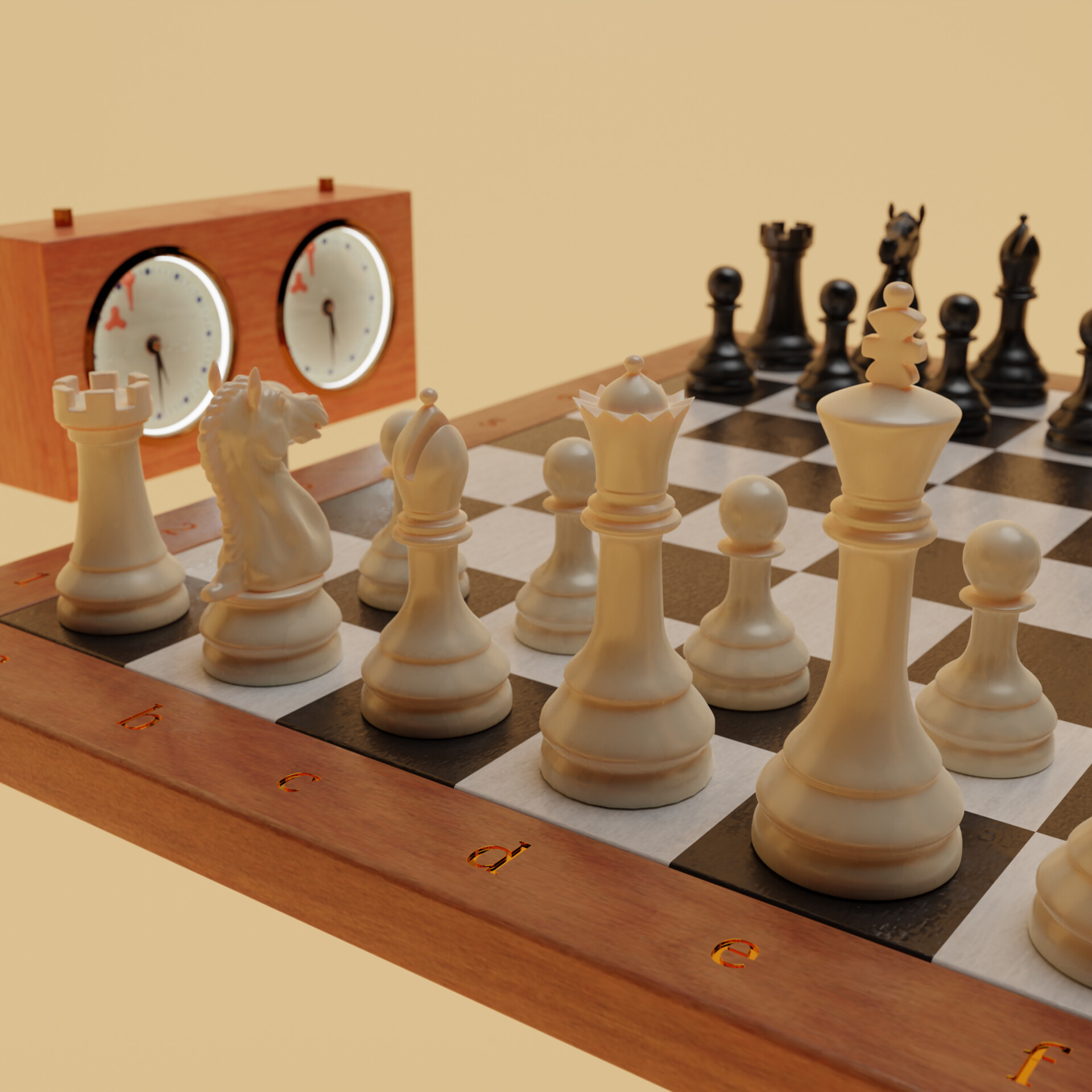 ArtStation - Classical Chess Set