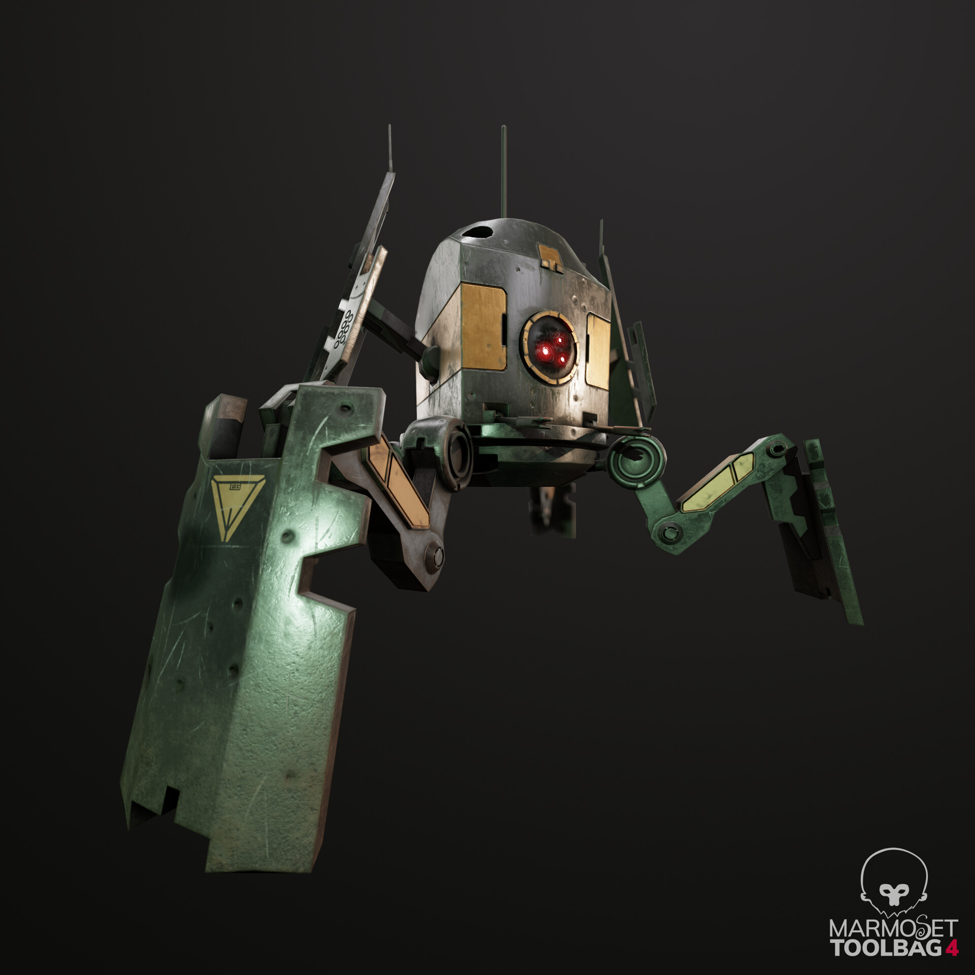 ArtStation - Dome Shield Mech