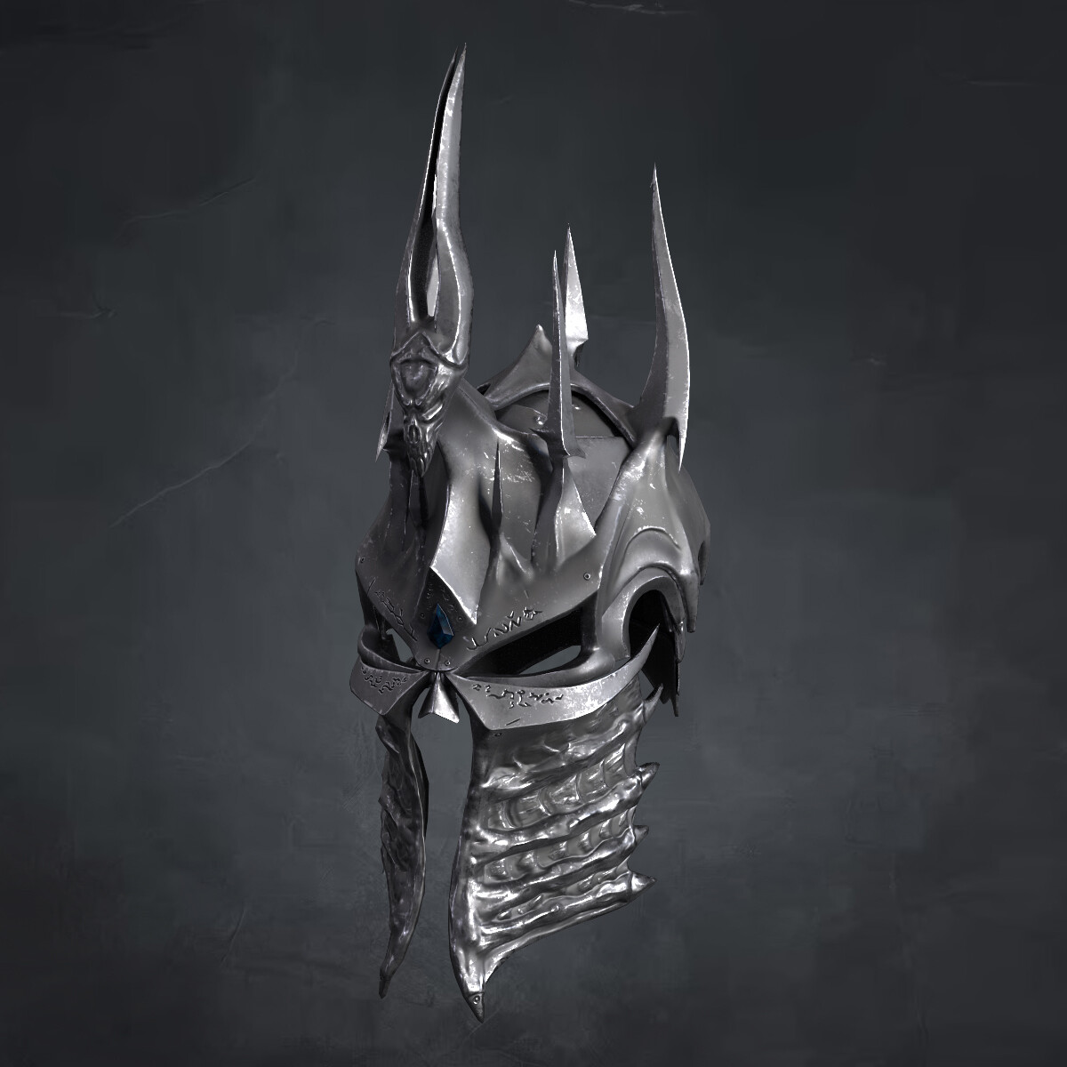 ArtStation - The Helm of Domination Lich King