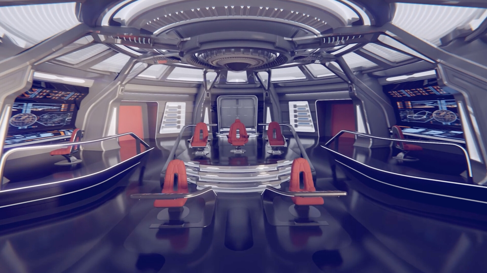ArtStation - STAR TREK PICARD: STARGAZER OBSERVATION ROOM AND BRIDGE DESIGN