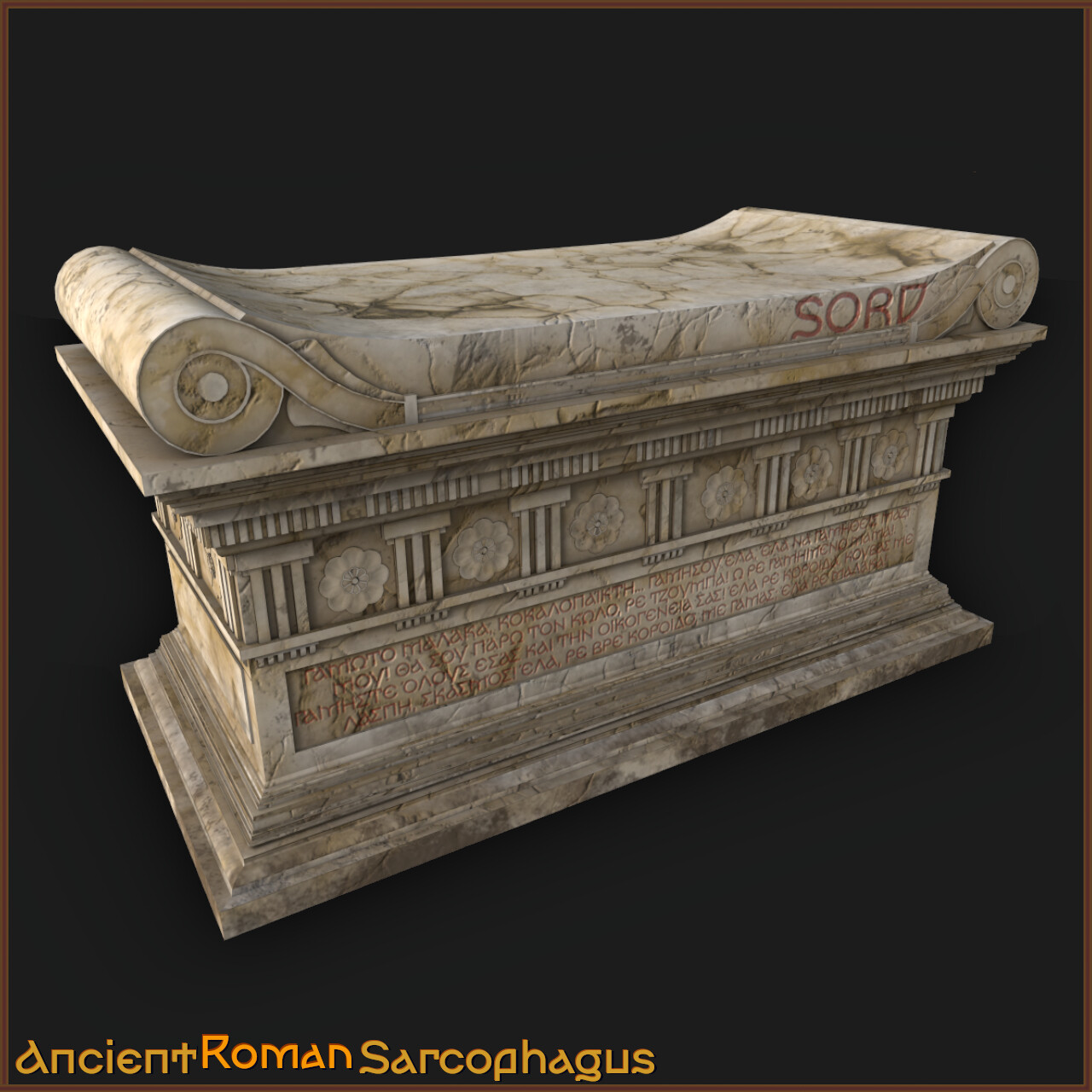 ArtStation - Ancient Roman Sarcophagus
