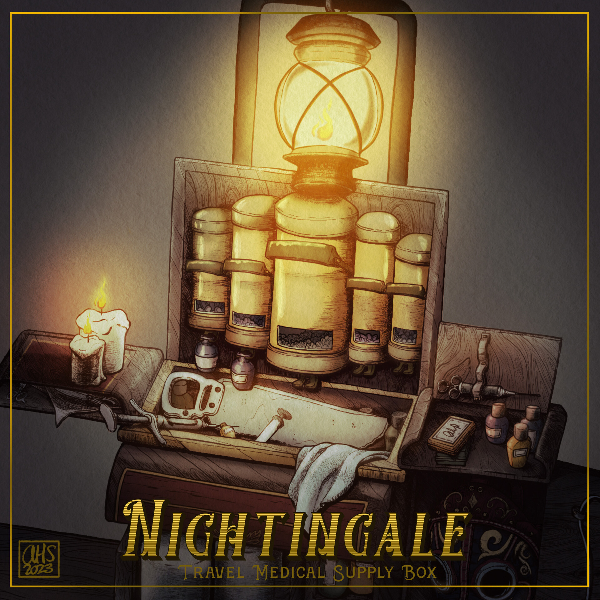 ArtStation - Nightengale Prop - Travel Medical Box